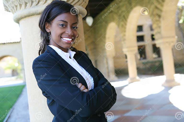 Pretty University Student stock photo. Image of black - 4753866