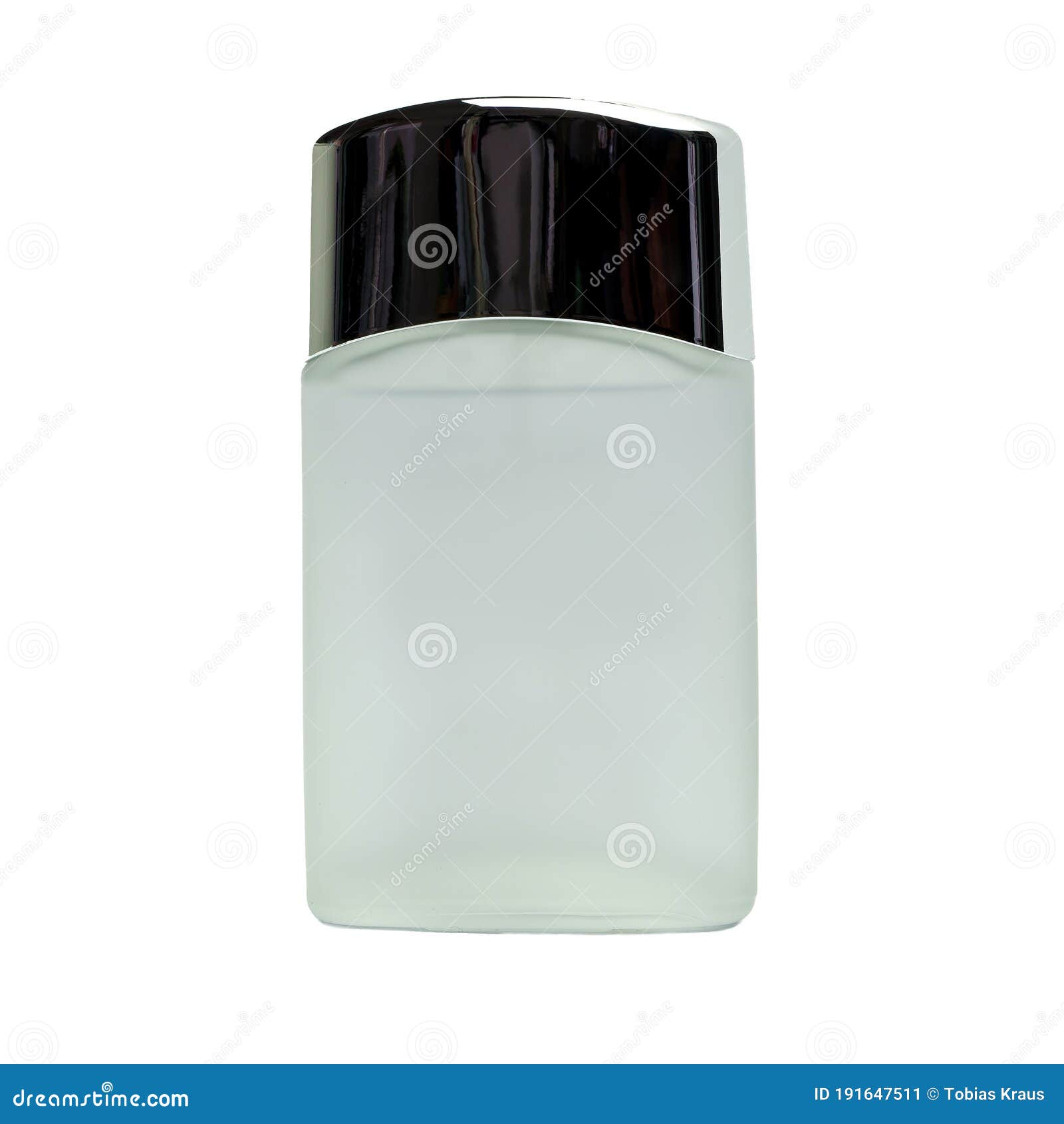 A Pretty White Perfume Bottle Stock Image - Image of glamour ...