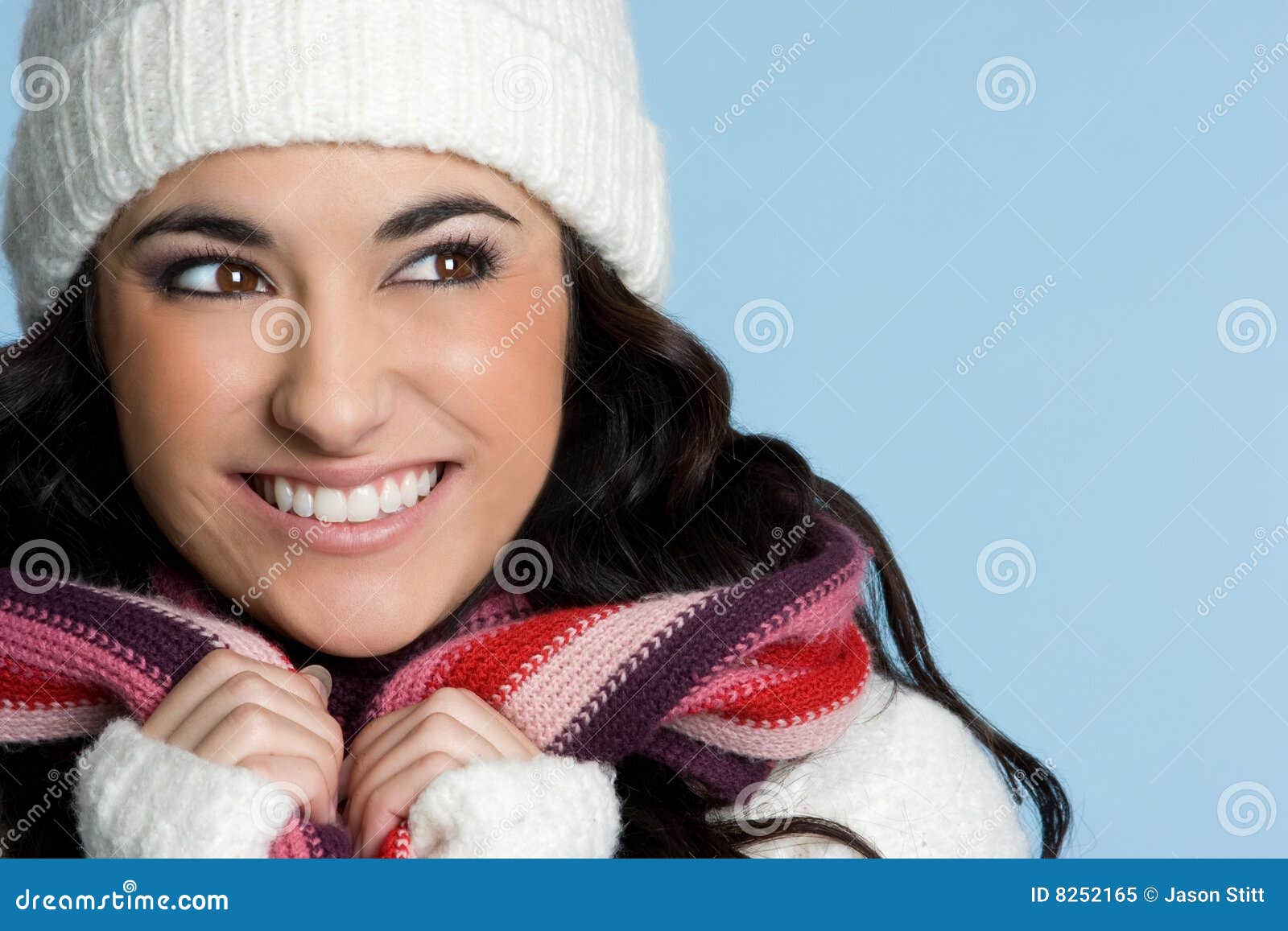 Pretty Winter Person stock image. Image of wearing, pretty - 8252165