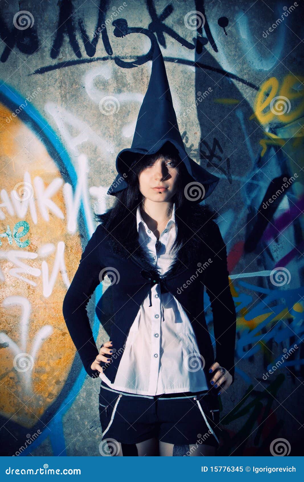 Pretty witch stock image. Image of witch, witchery, october - 15776345