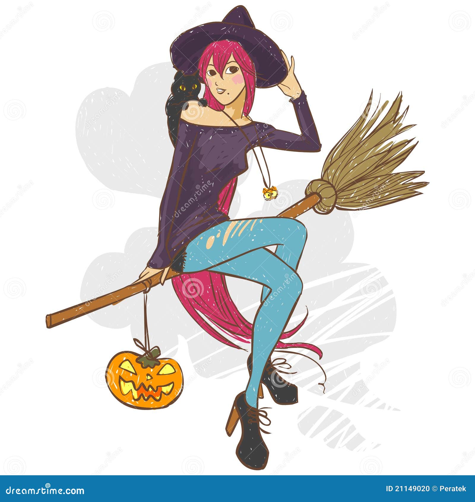 Pretty Cartoon Witches