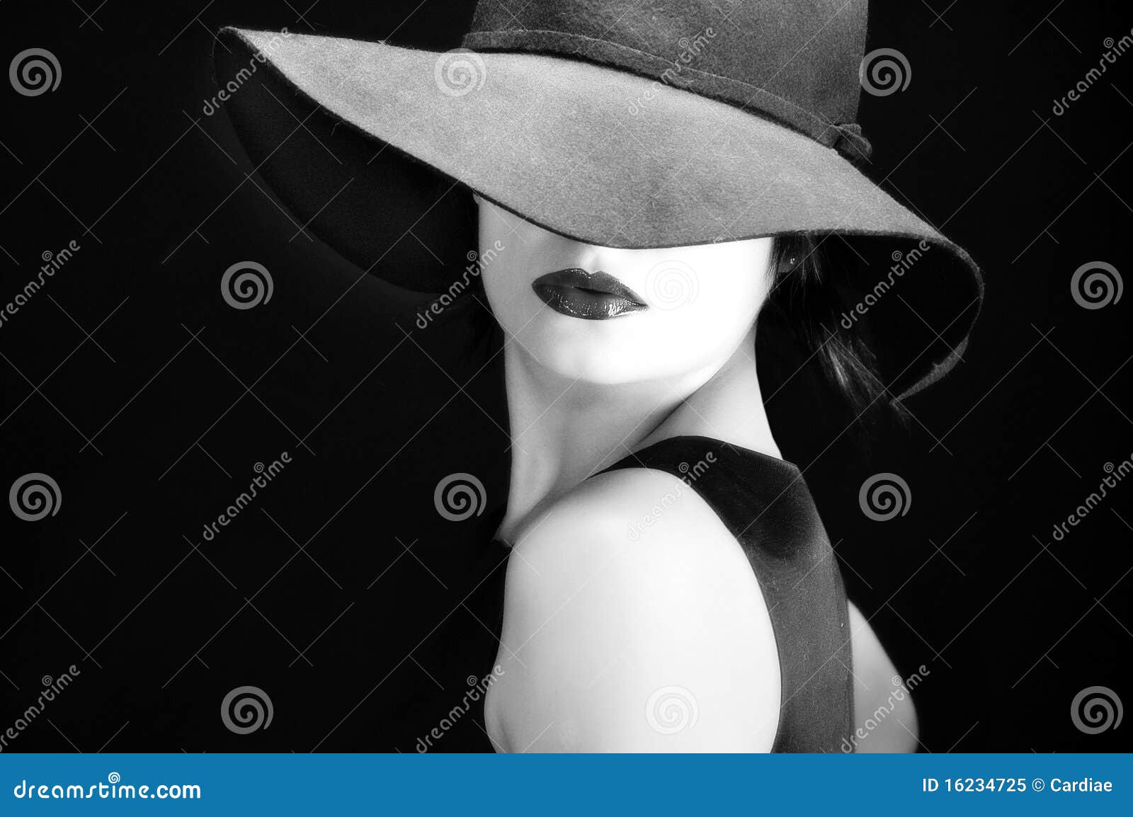 Pretty Woman With Cleavage Royalty-Free Stock Photo | CartoonDealer.com ...