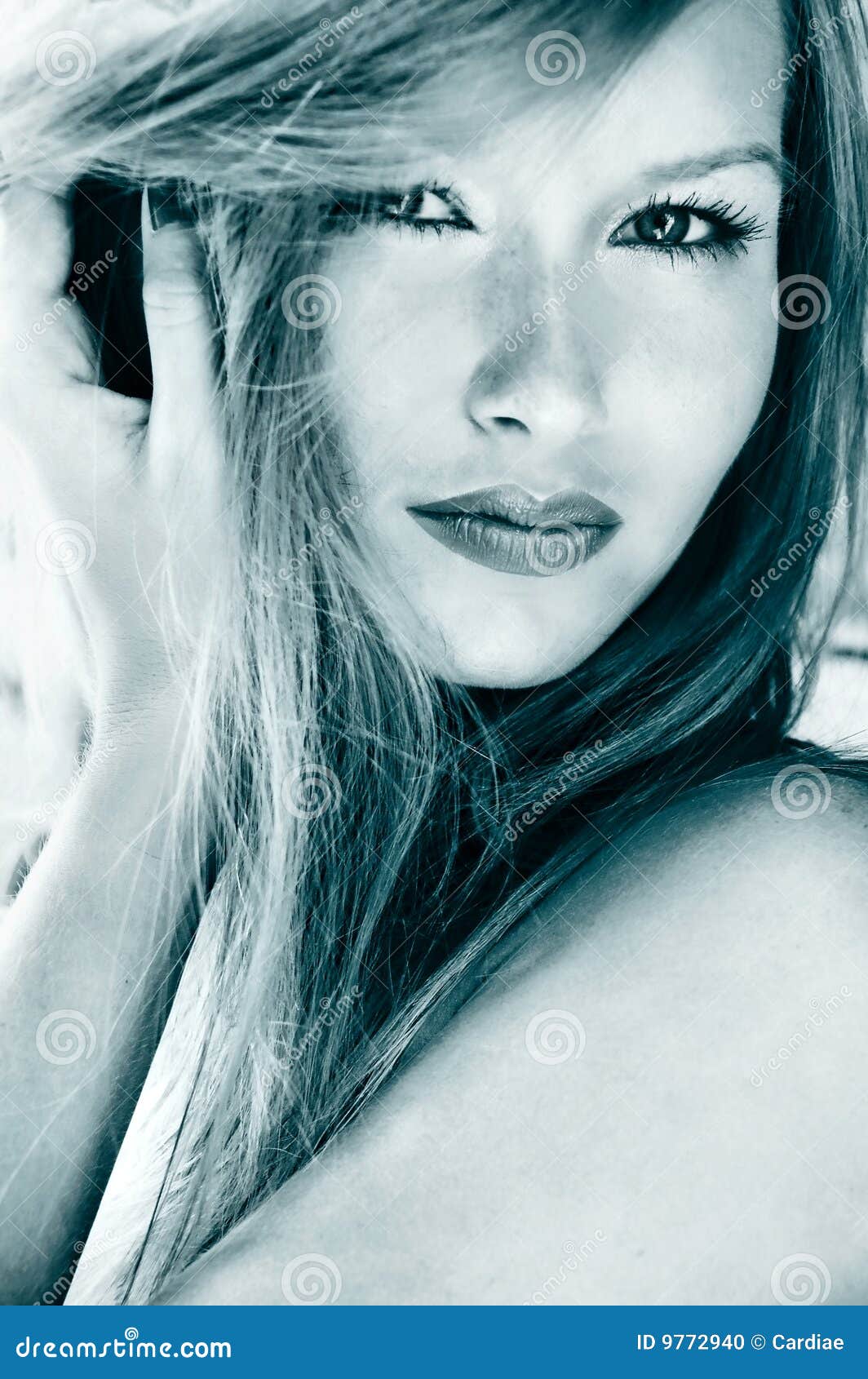 Pretty woman stock photo. Image of female, natural, look - 9772940