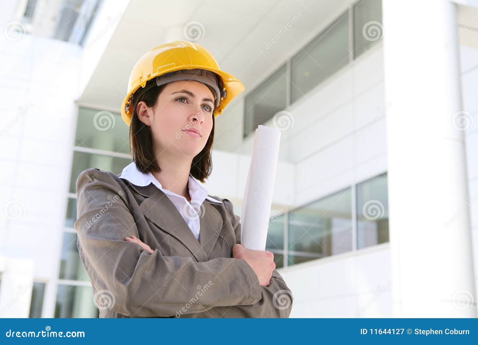 Pretty Woman Business Architect Stock Image - Image of employment ...