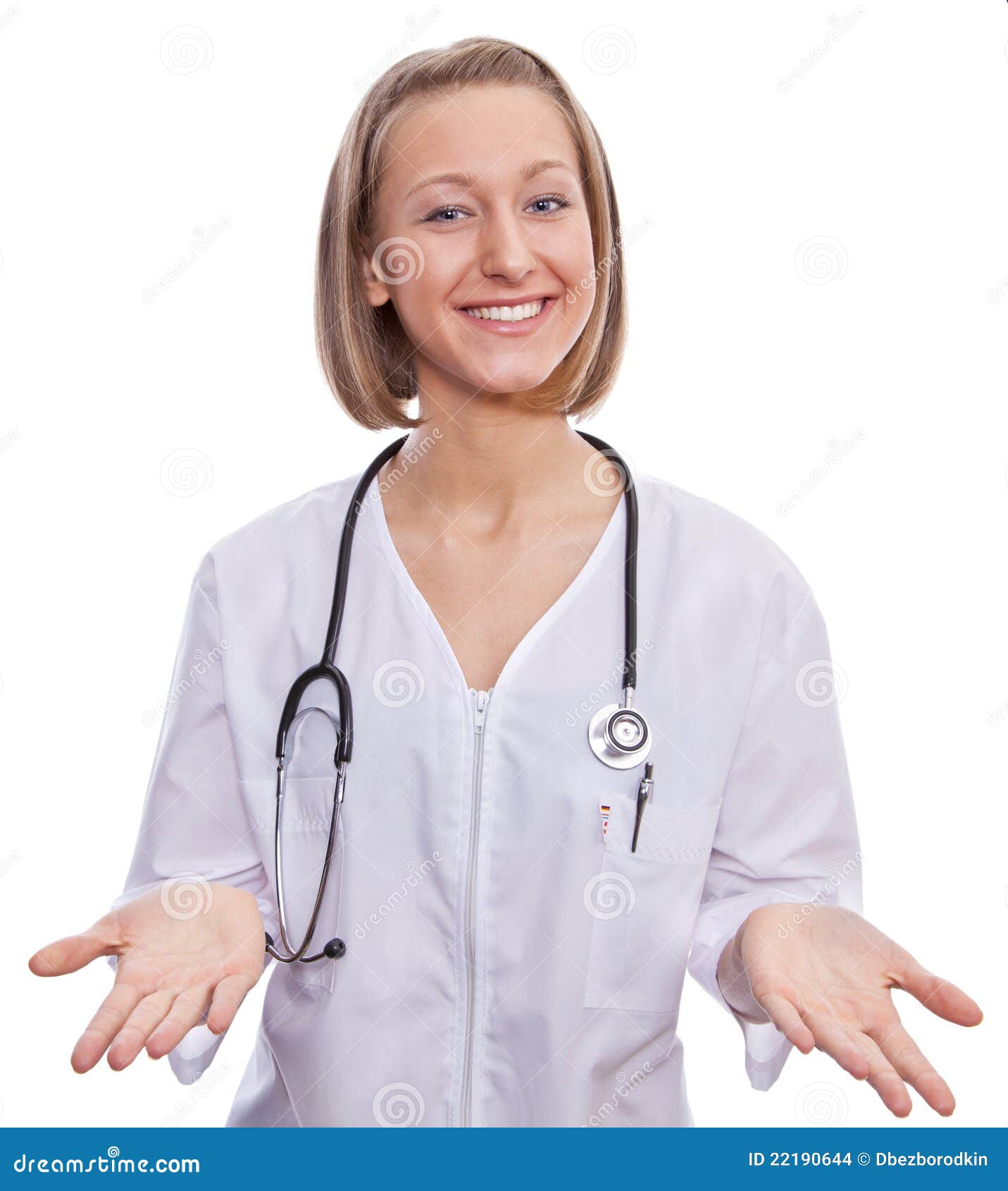 Pretty woman doctor stock photo. Image of practice, medicine - 22190644