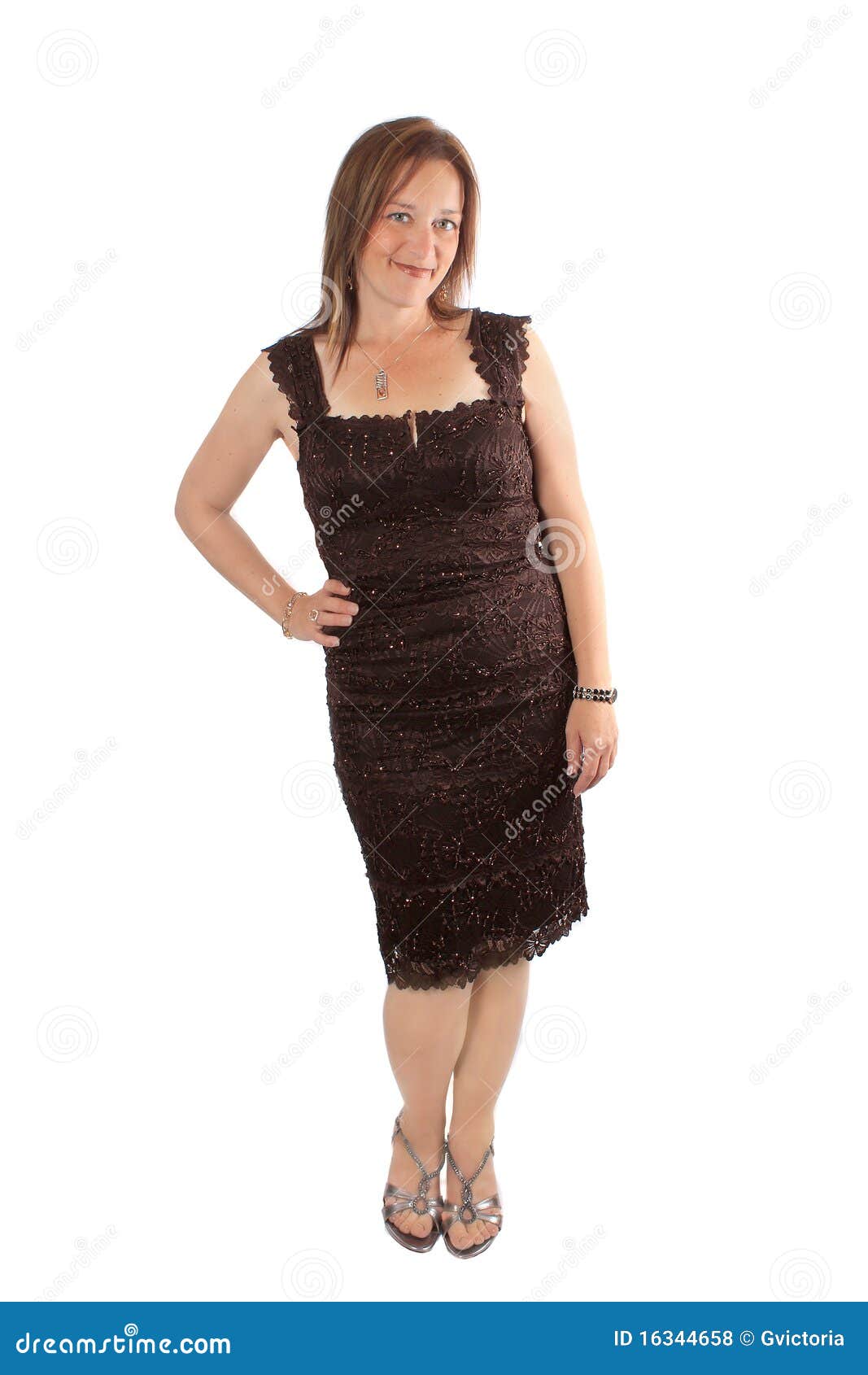 Pretty Woman in Her Forties Stock Photo - Image of forty, beautiful ...