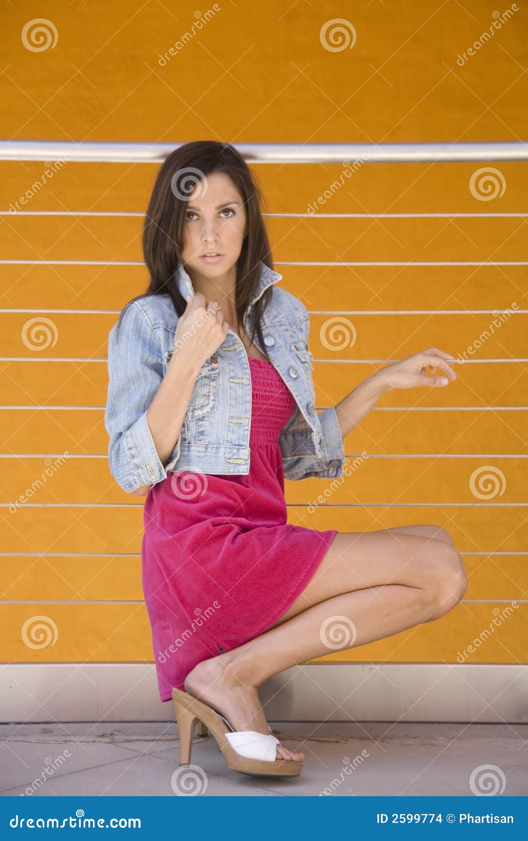 Pretty Woman with Long Legs Stock Photo - Image of look, gorgeous: 2599774