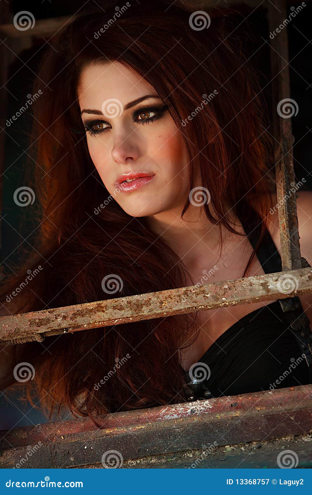 Pretty Woman Model in Urban Environment Stock Image - Image of ...