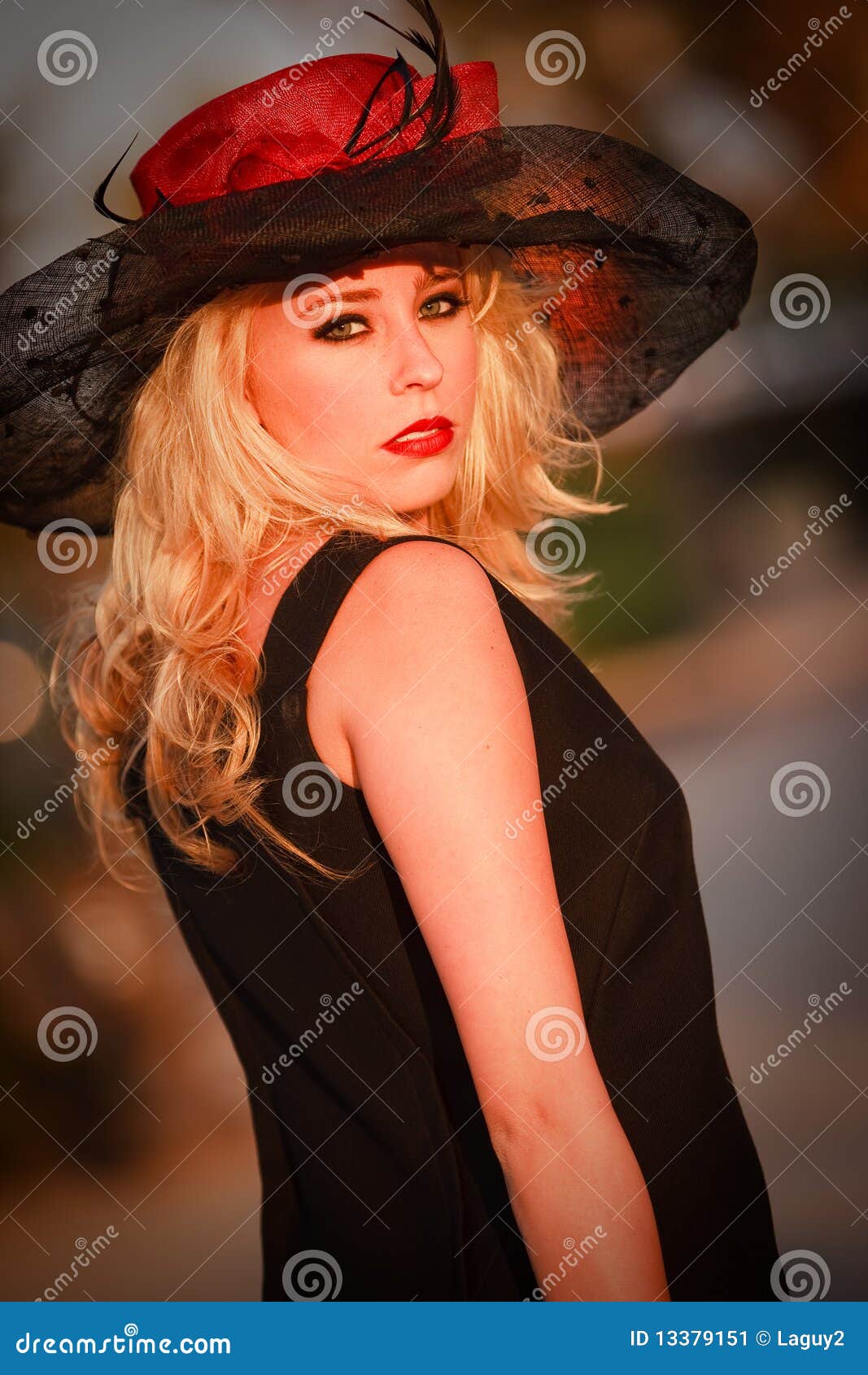 Pretty Woman Model in Urban Environment Stock Image - Image of ...