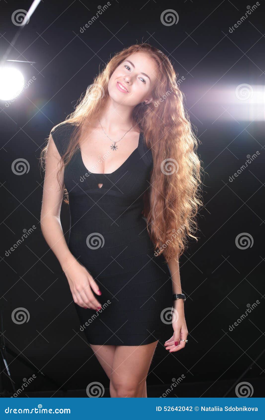Pretty woman modeling stock photo. Image of cute, fashion - 52642042
