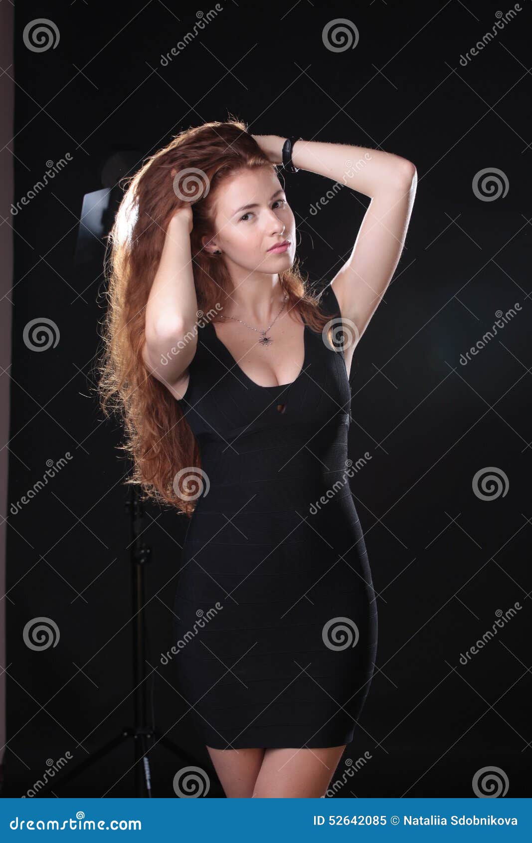 Pretty woman modeling stock image. Image of cute, lady - 52642085