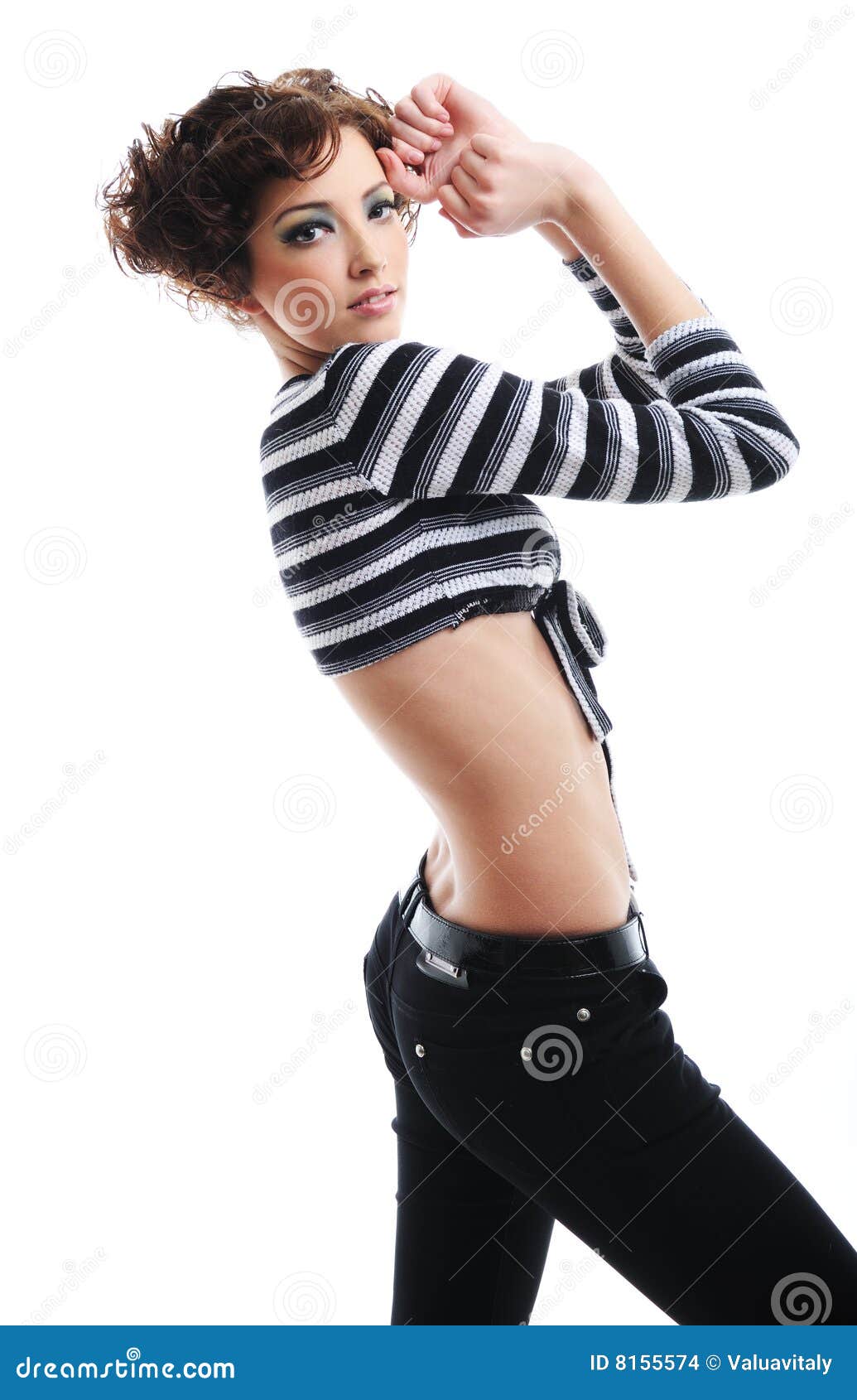 Pretty woman posing stock photo. Image of beautiful, posing - 8155574