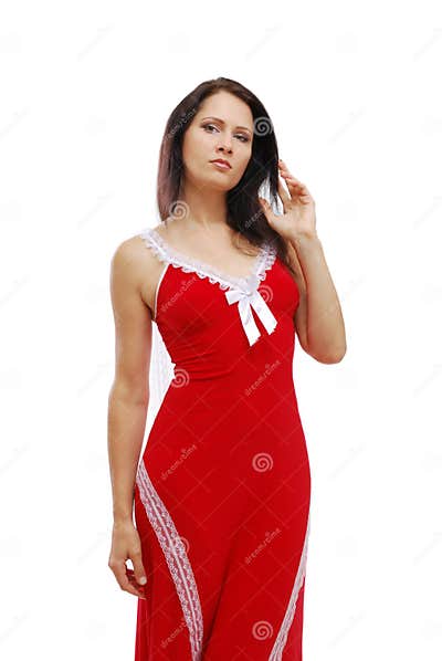 Pretty woman preening. stock image. Image of serious - 24167947