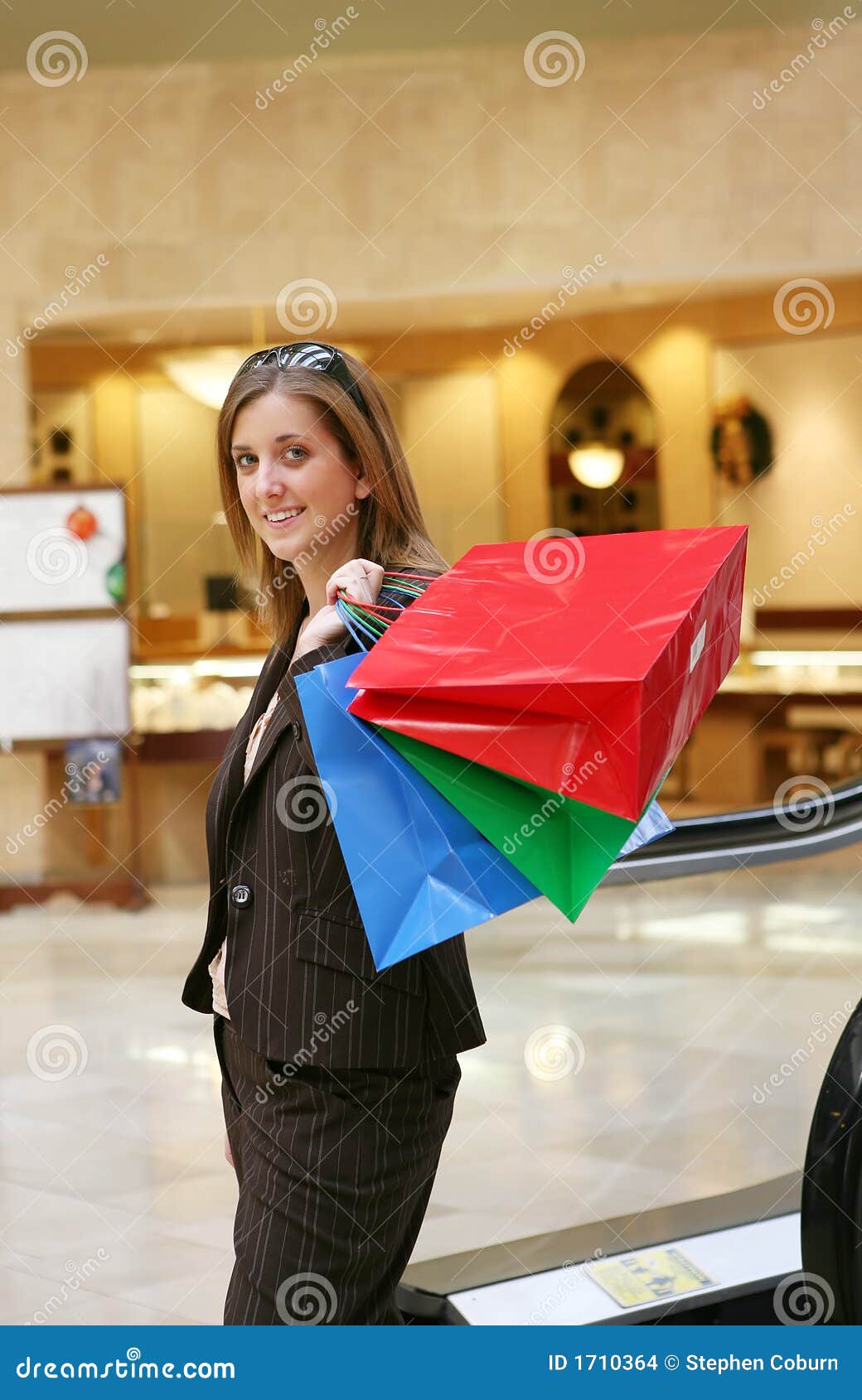 Pretty Woman Shopping stock photo. Image of buying, beauty - 1710364