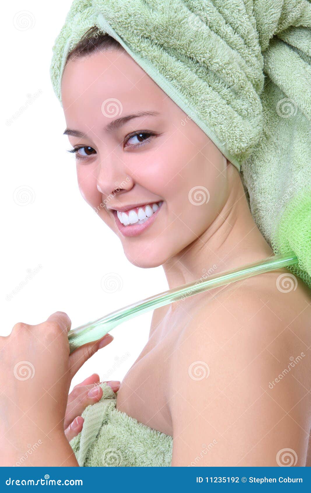Pretty Woman after Shower stock photo. Image of natural - 11235192