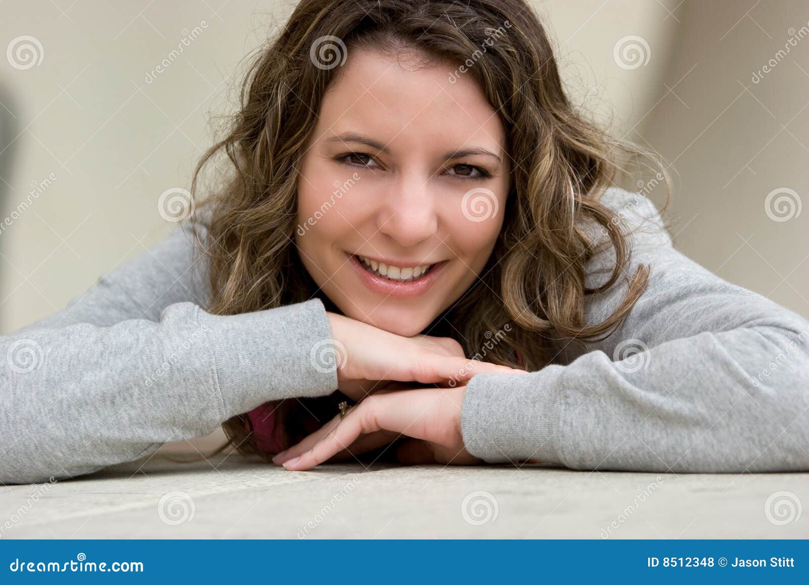 Pretty Woman Smiling stock photo. Image of gorgeous, girl - 8512348