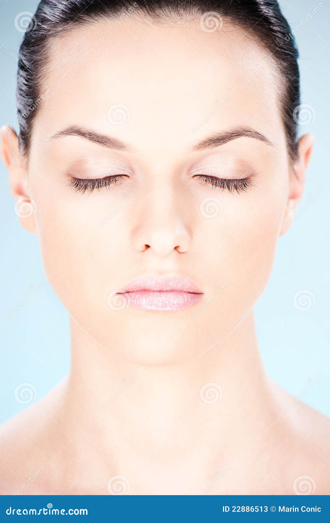 Pretty woman squint stock image. Image of beauty, care - 22886513