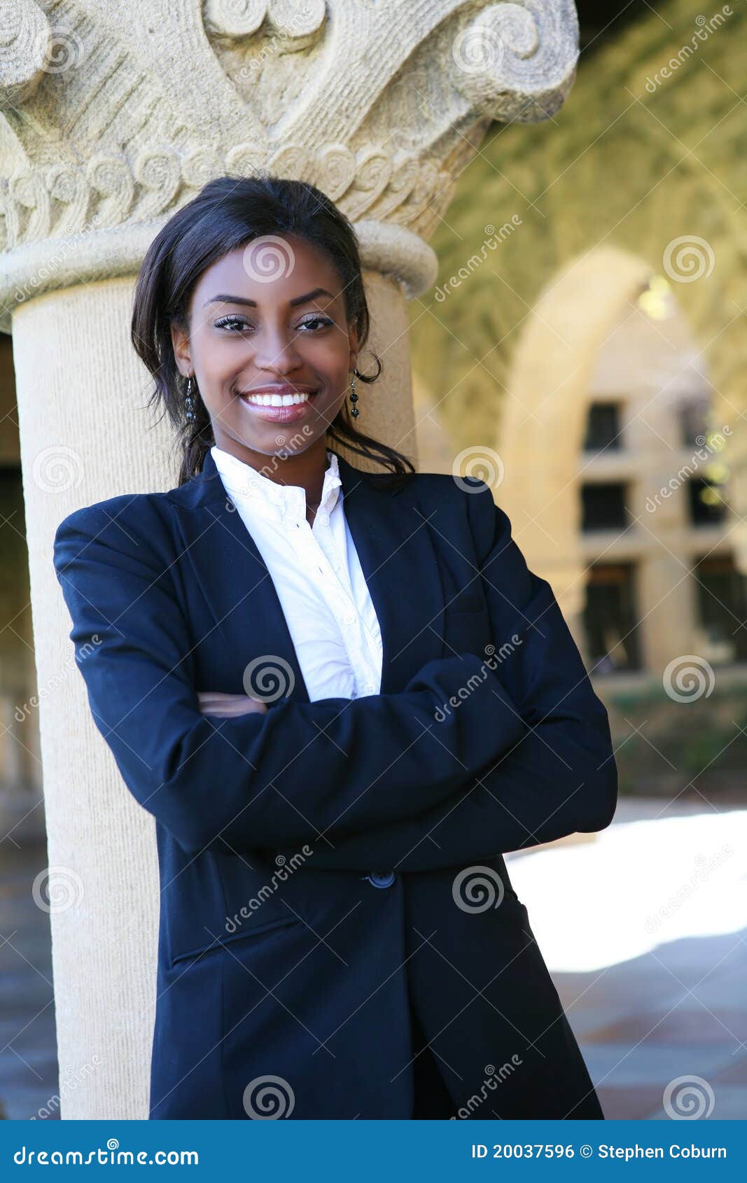 Pretty Woman Teacher at University Stock Photo - Image of emotion ...
