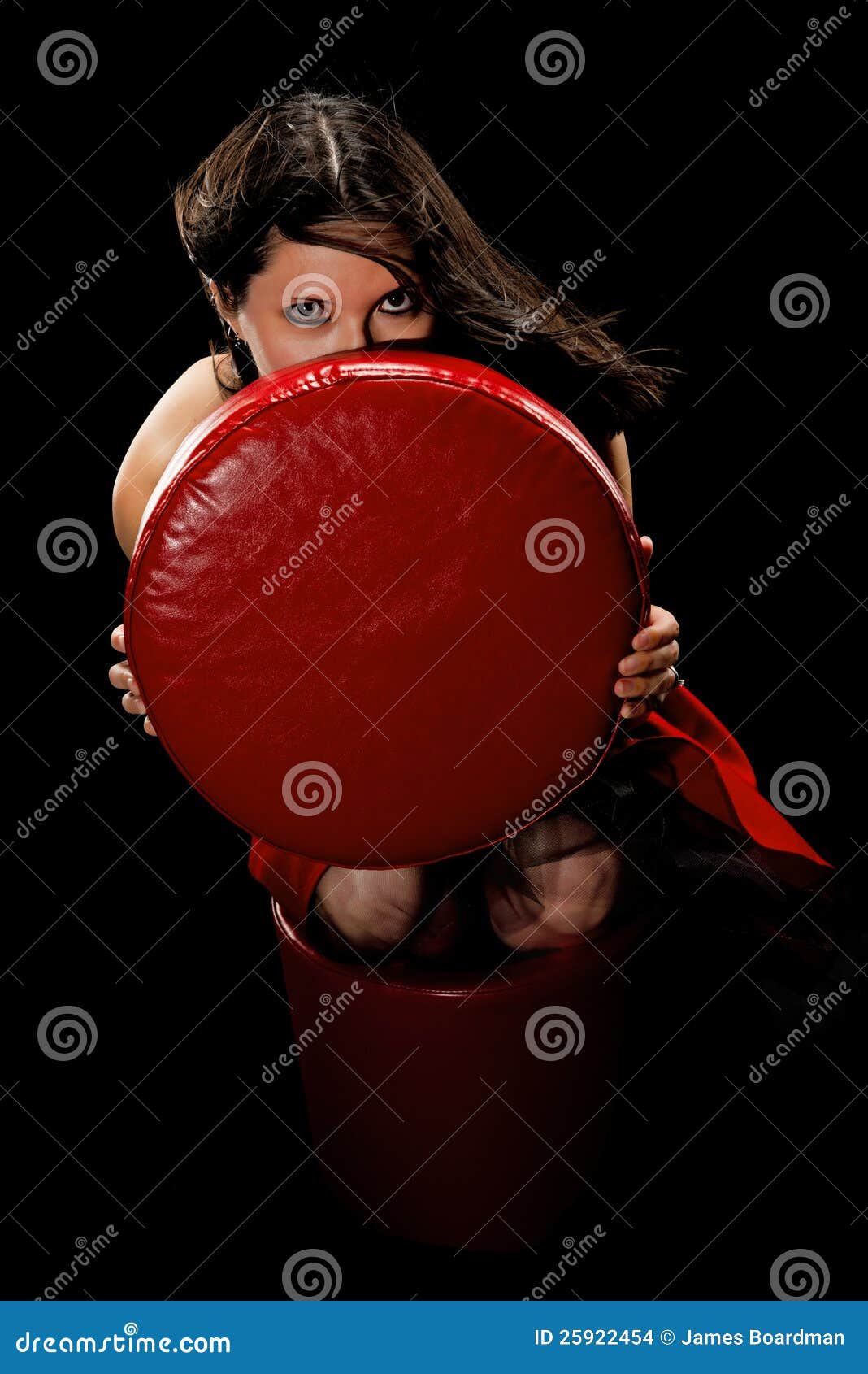 Pretty Woman Tries To Hide Stock Photos - Free & Royalty-Free Stock ...