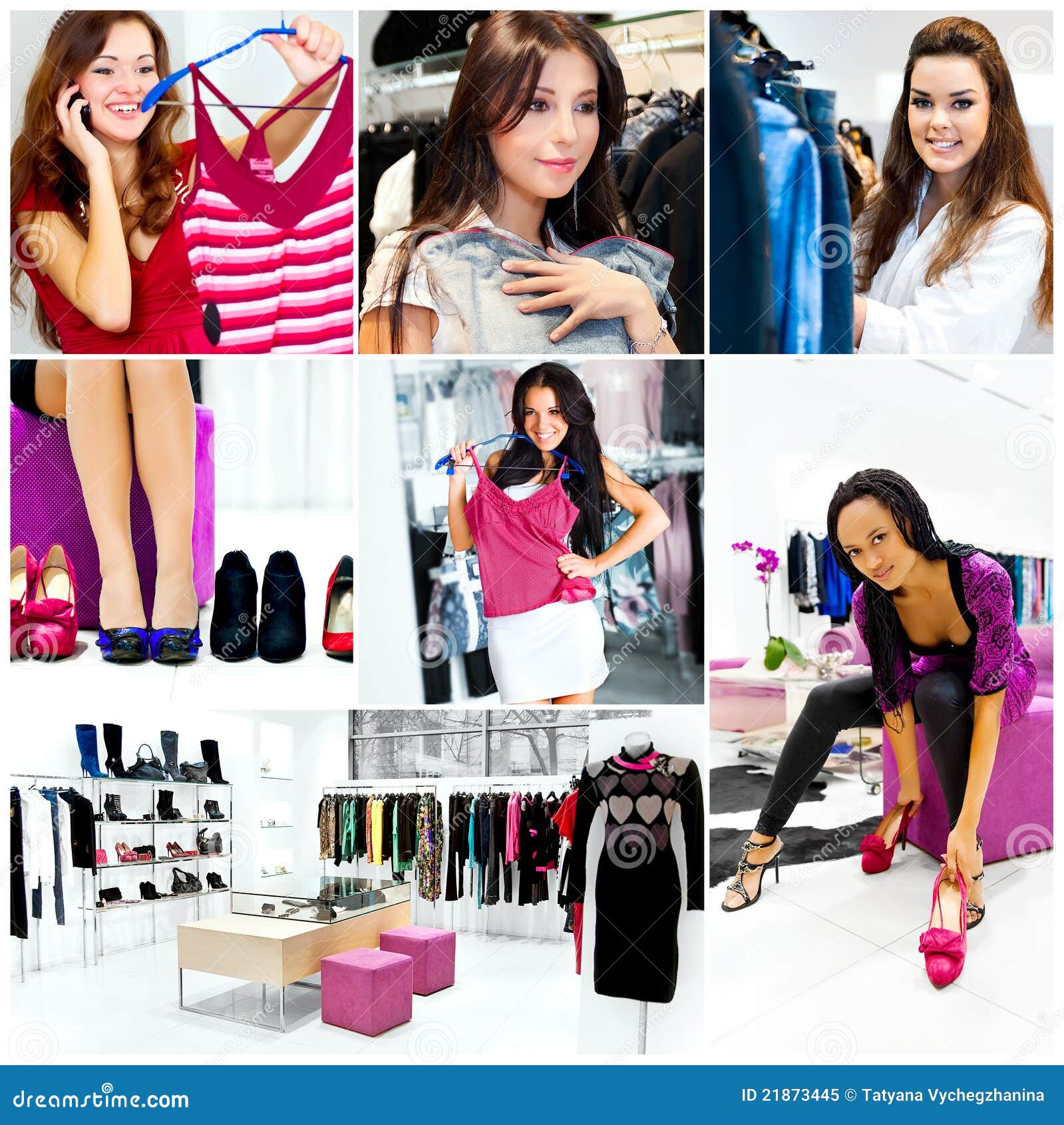 Pretty womans in the shop stock image. Image of lifestyles - 21873445