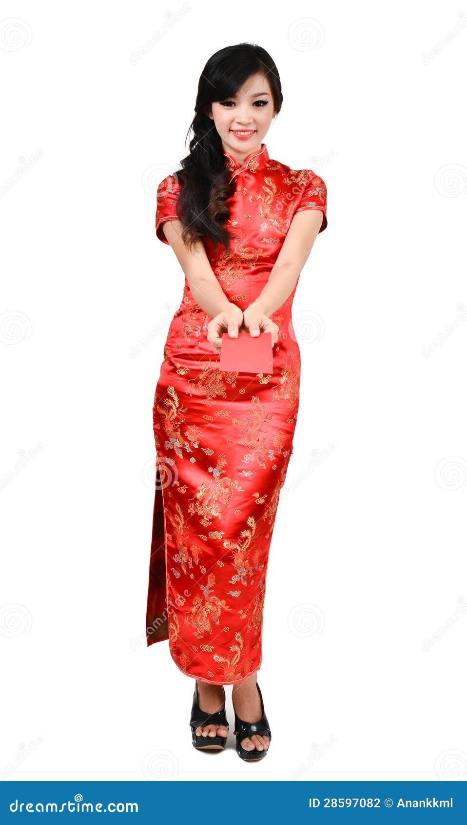 Pretty Women with Cheongsam Stock Photo - Image of oriental, girl: 28597082