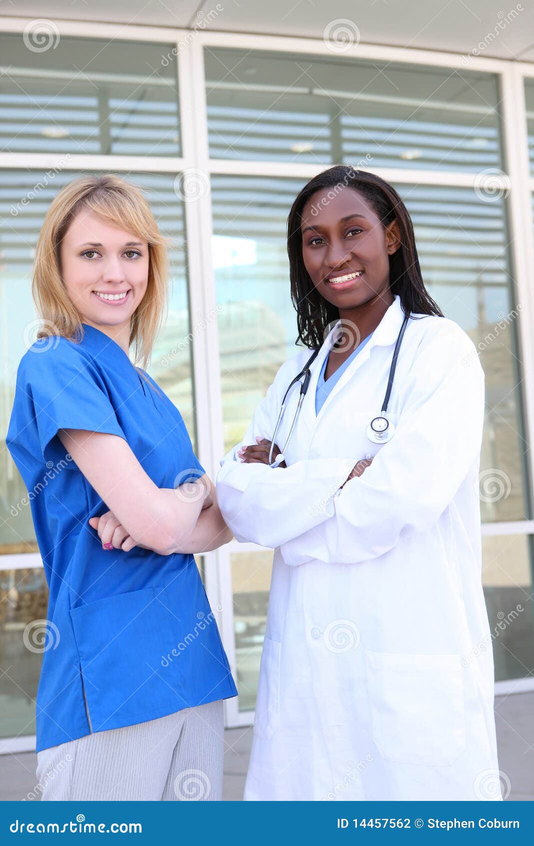 Pretty Women Medical Team stock photo. Image of healthcare - 14457562