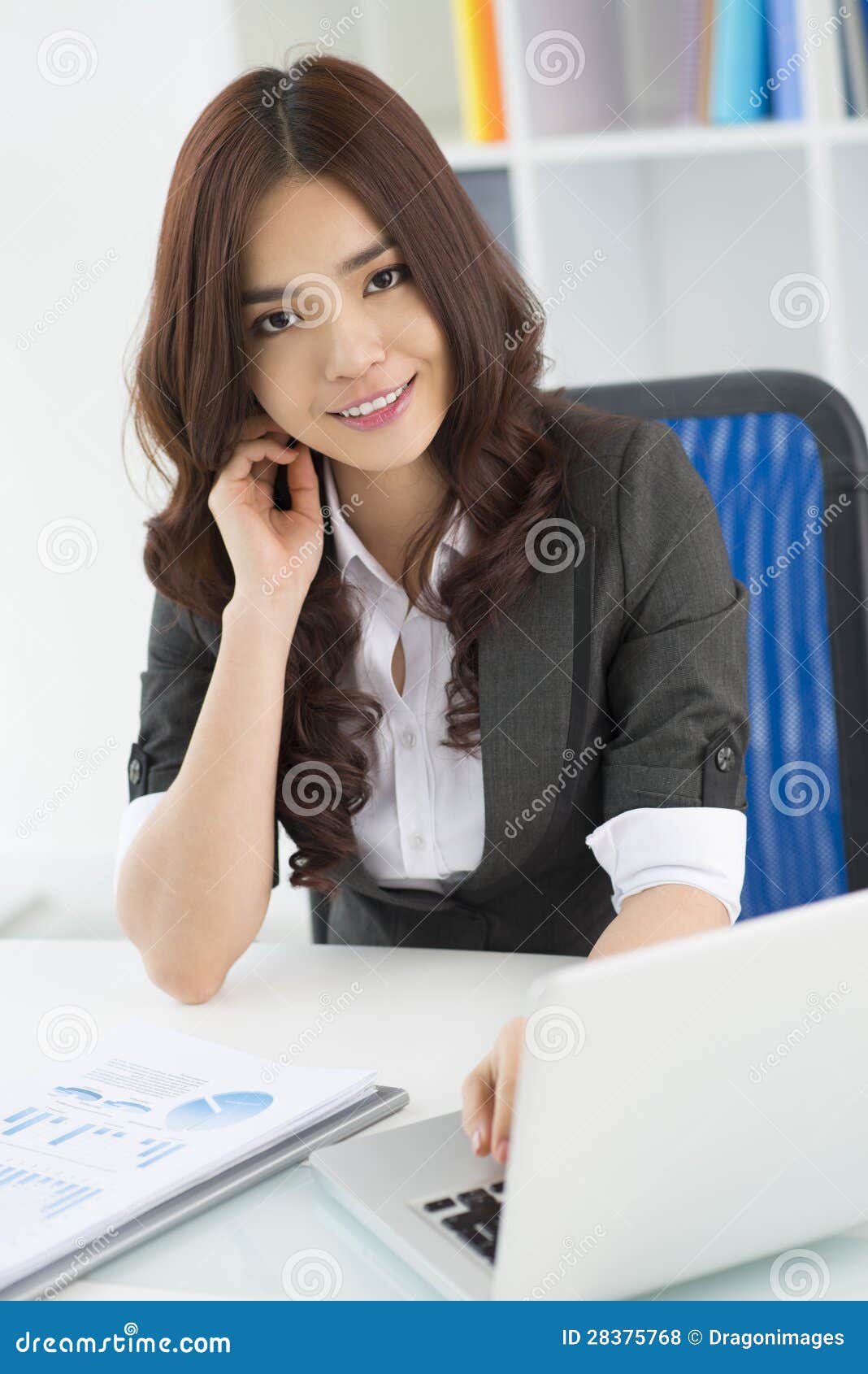 Pretty worker stock photo. Image of lifestyle, elegant - 28375768