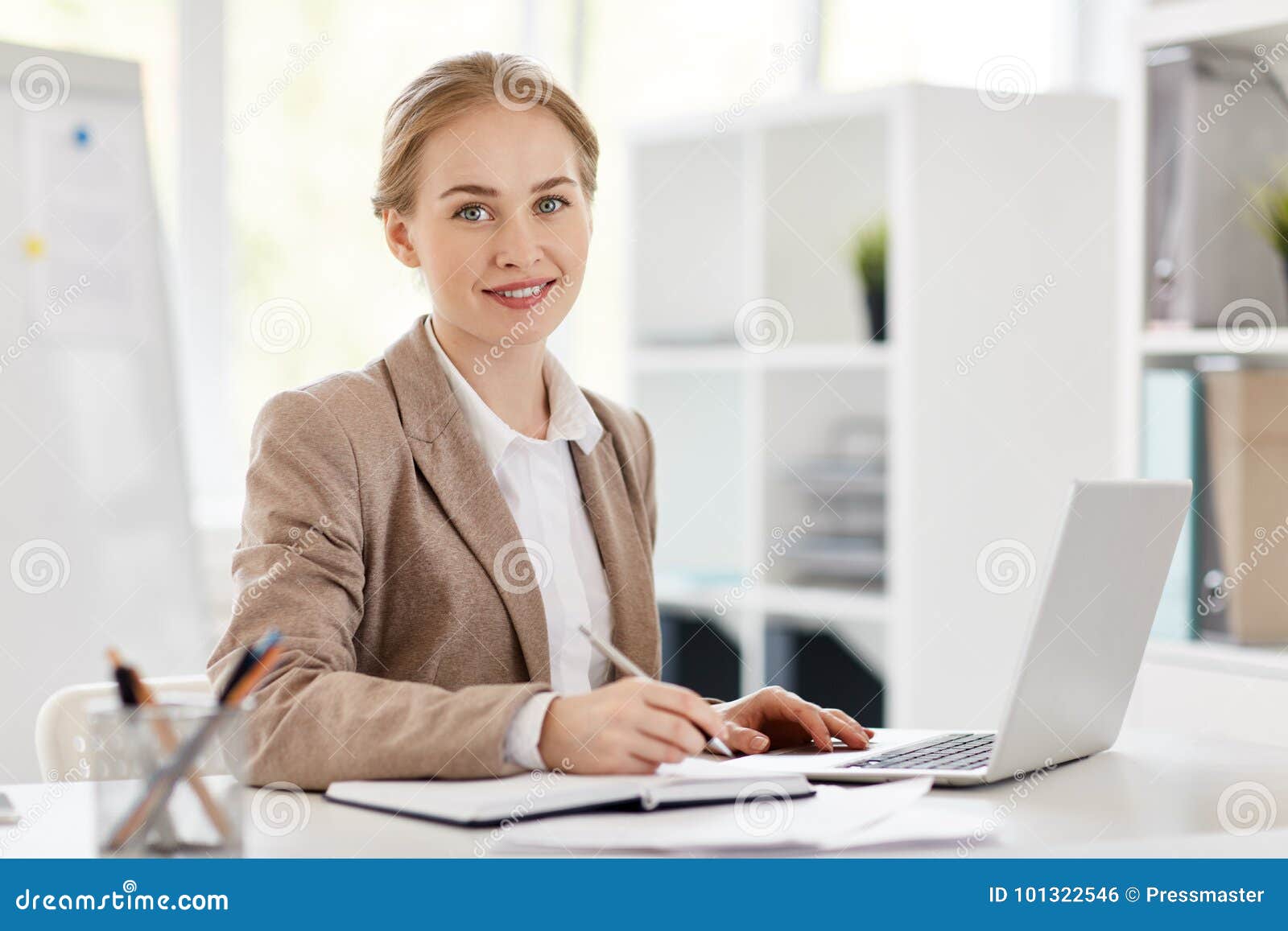 Accountant in office stock photo. Image of economist - 101322546