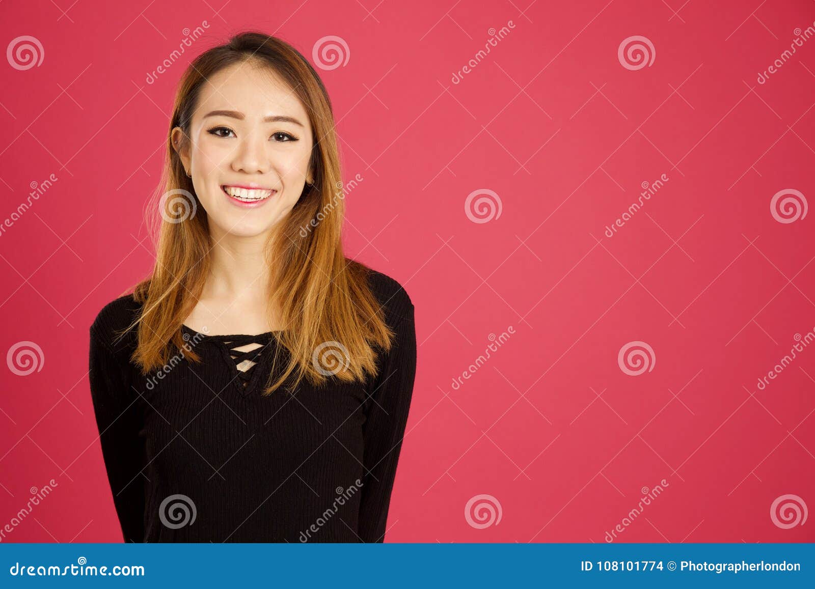 Pretty Young Asian Woman in the Studio Stock Photo - Image of chinese ...