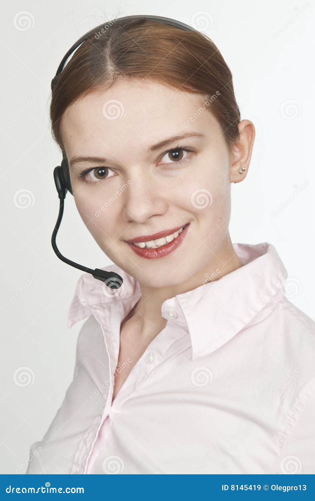 Pretty Young Customer Service Stock Image - Image of lady, attractive ...