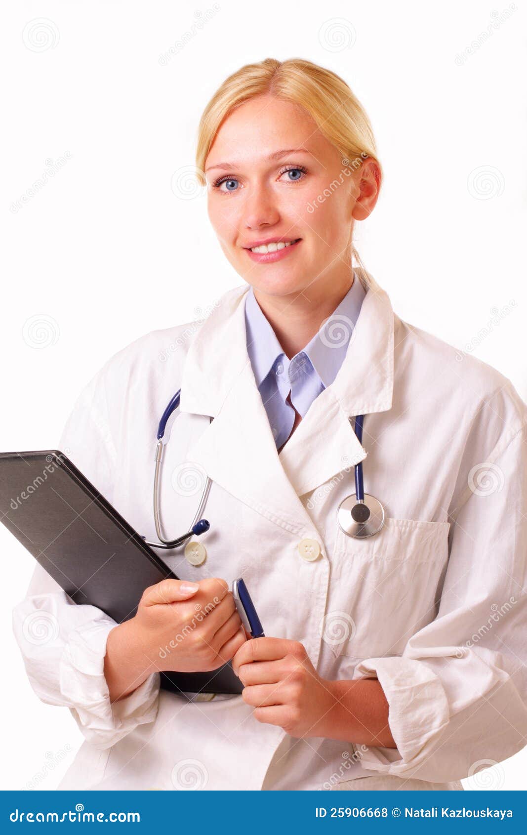 Pretty young doctor woman stock photo. Image of medication - 25906668