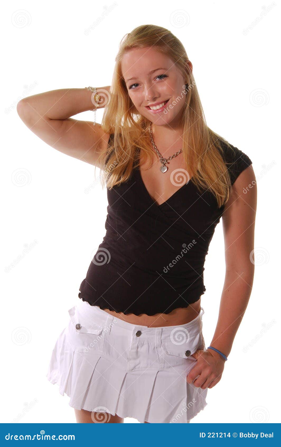 Pretty Young Fashion Model stock photo. Image of skirt - 221214