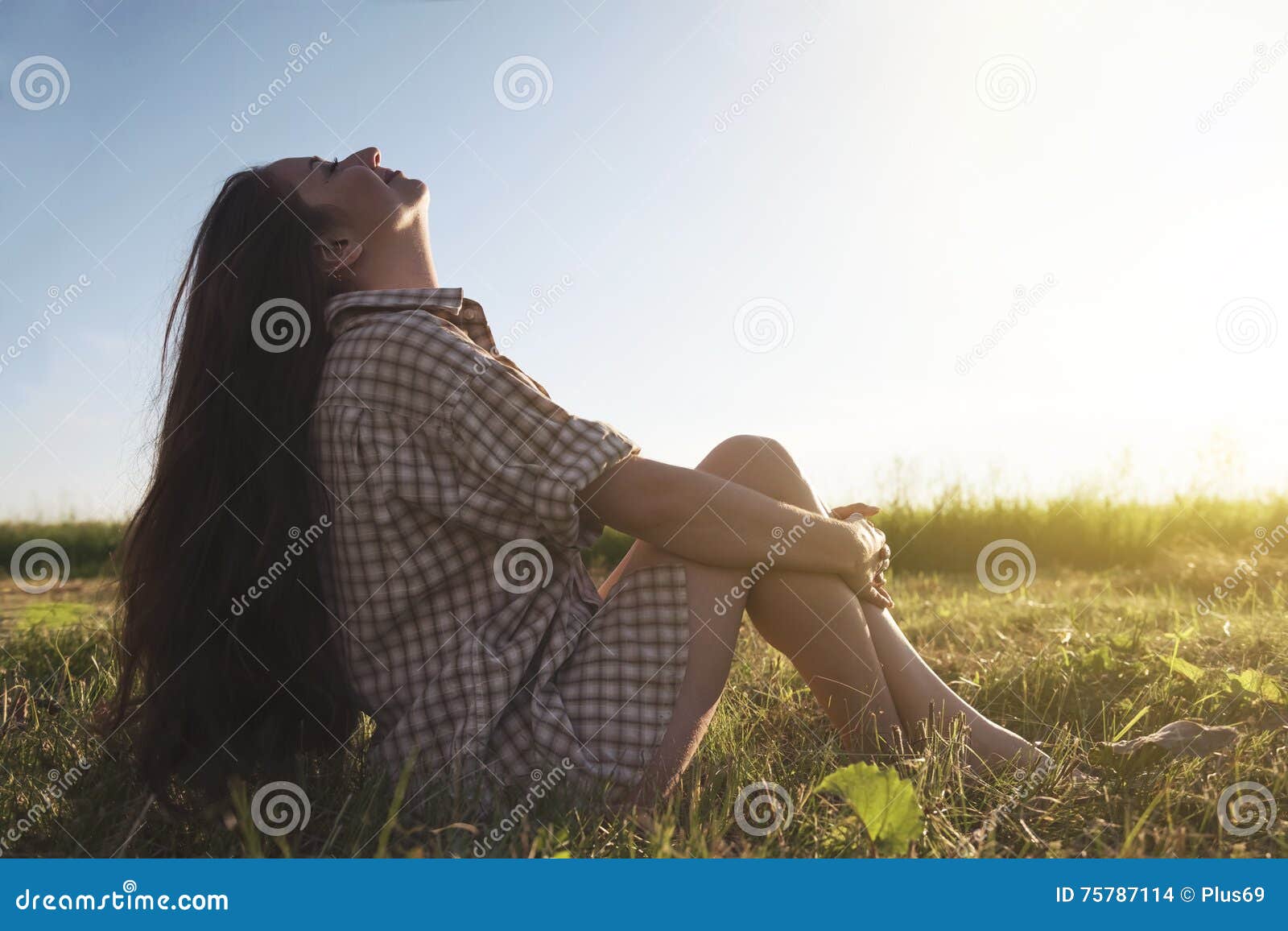 Pretty Young Girls on a Rest Outdoors Stock Photo - Image of park, rest ...