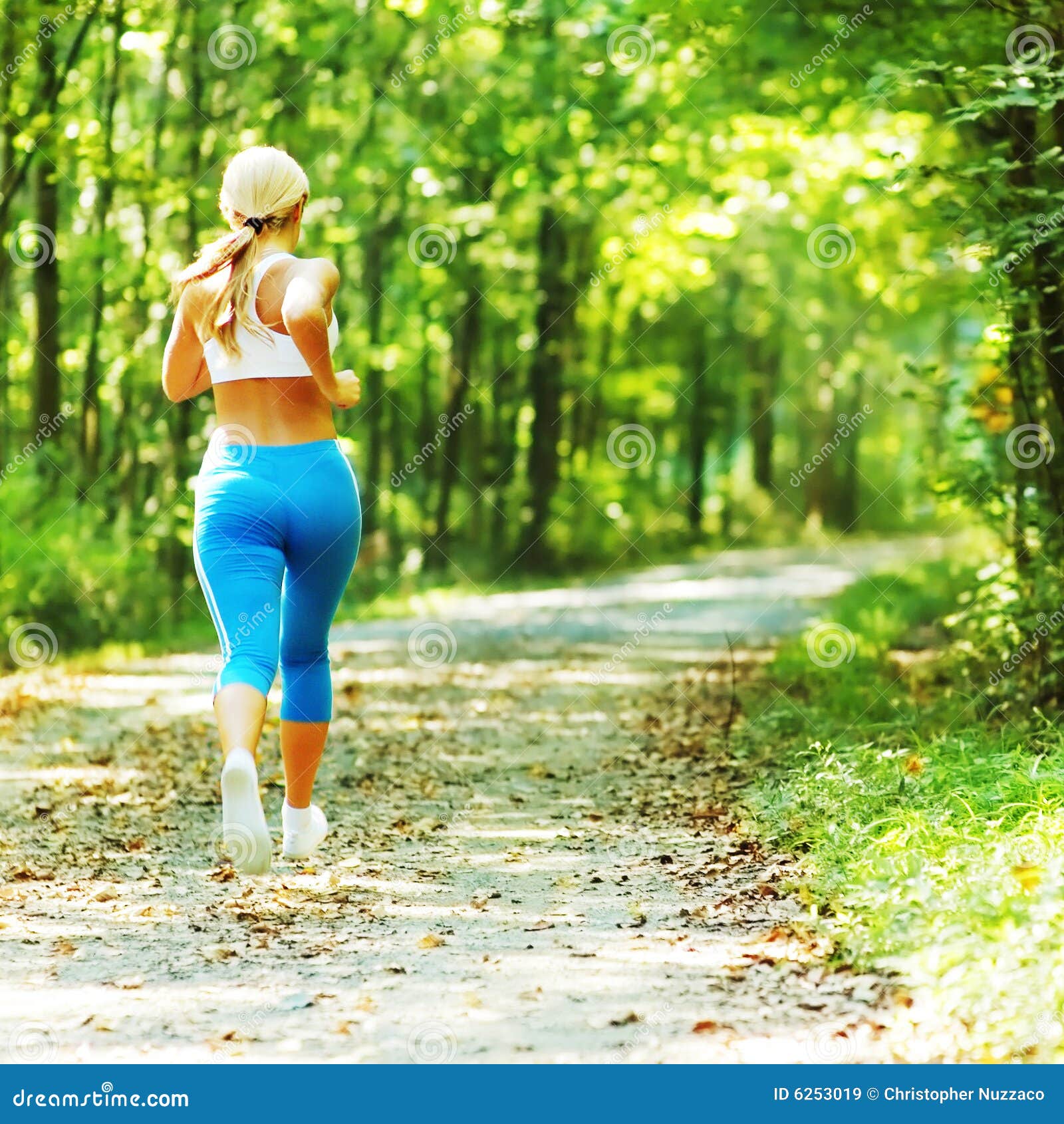 Pretty Young Runner Royalty Free Stock Images - Image: 6253019