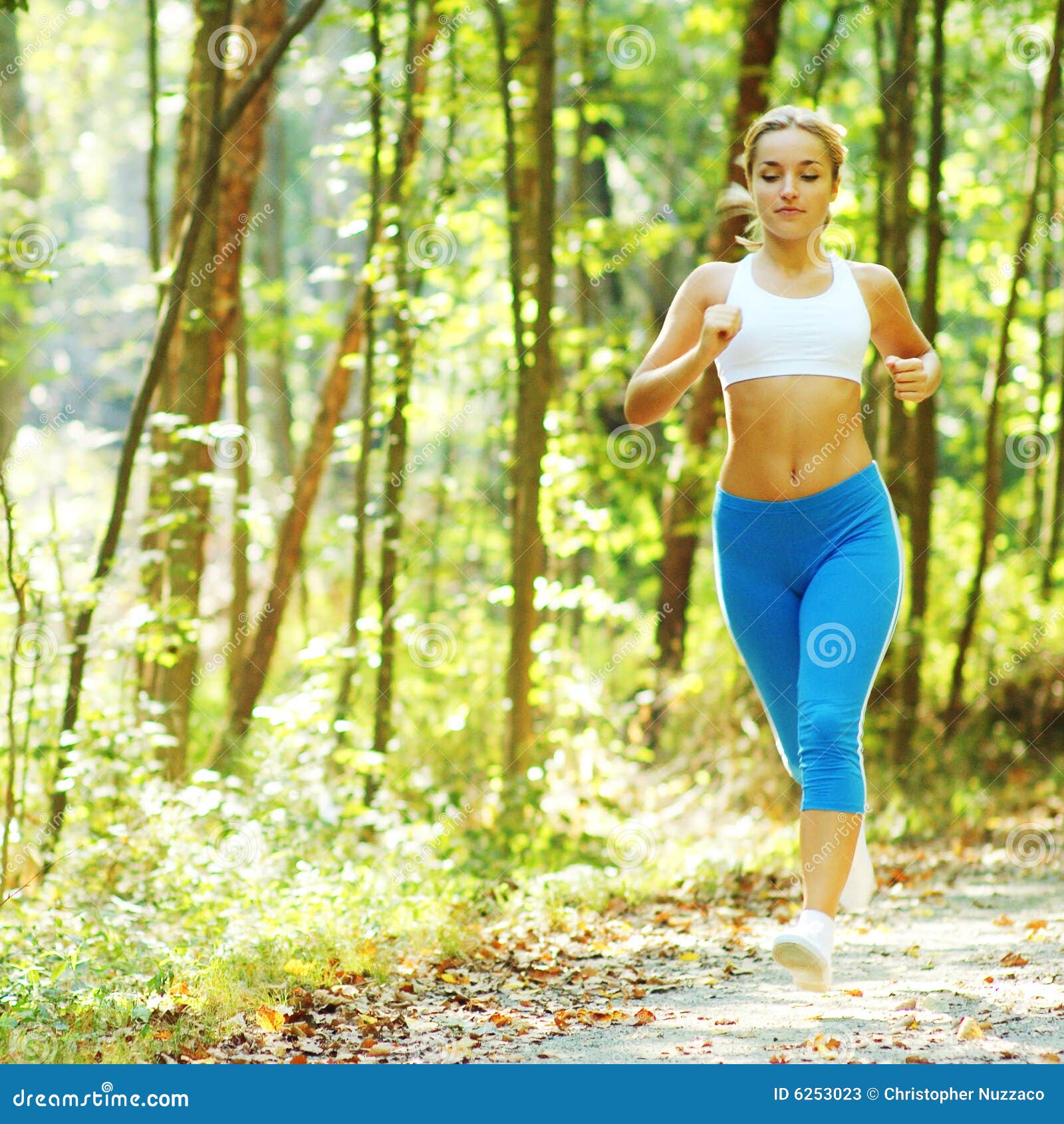 Pretty Young Runner stock image. Image of human, female - 6253023