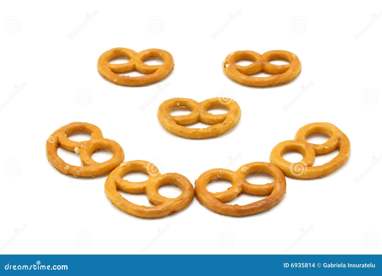 Pretzel stock photo. Image of food, happy, pastry, isolated - 6935814