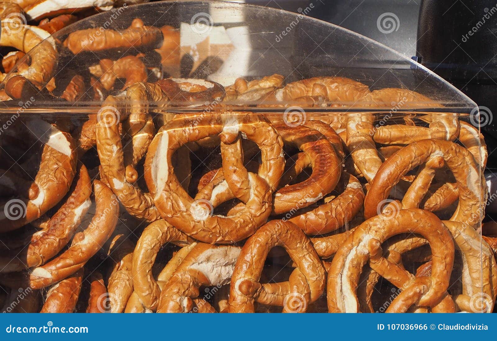Pretzel baked bread stock photo. Image of baked, germany - 107036966
