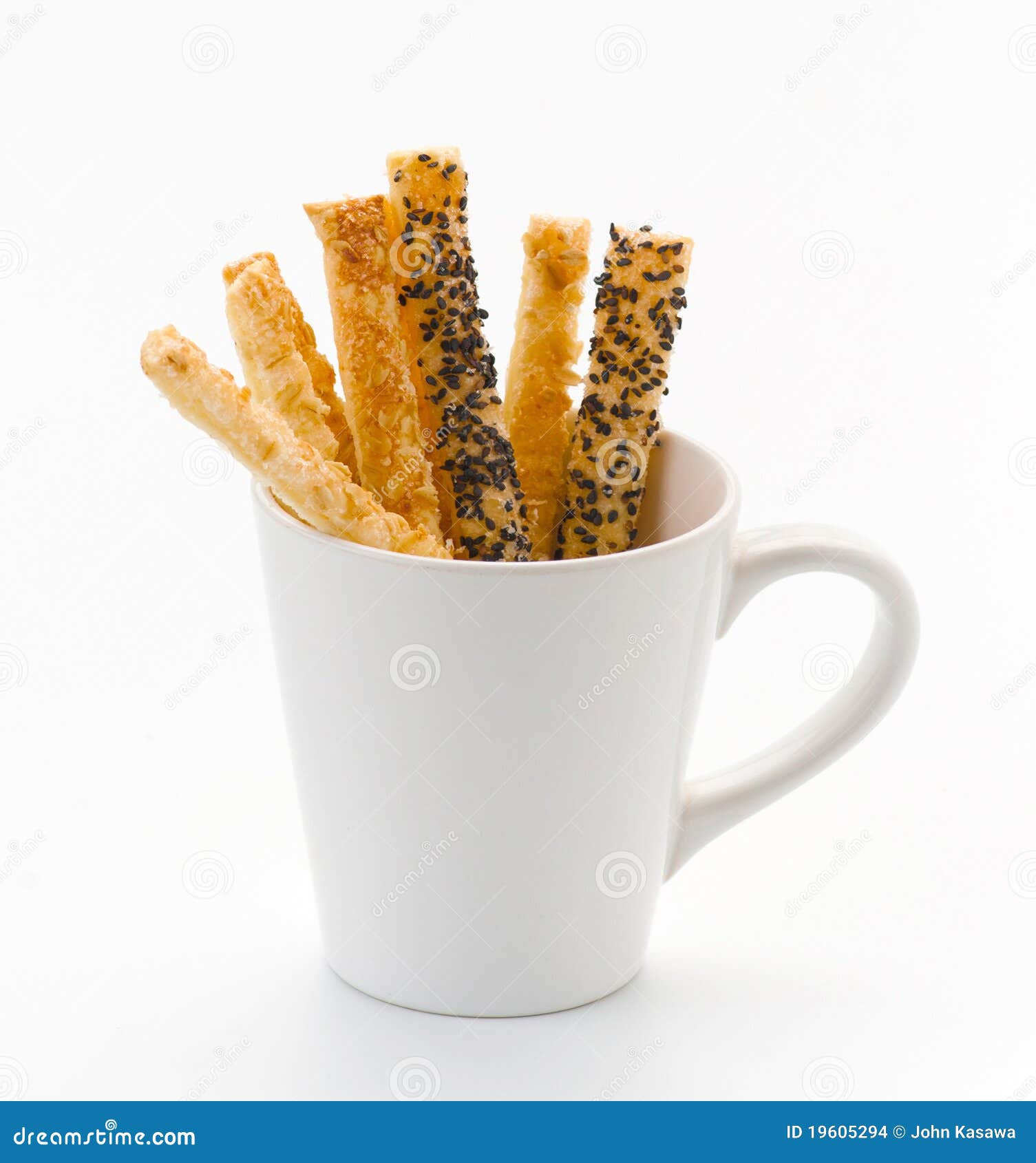 Pretzel Bread Sticks Isolated Stock Photo - Image of glazed, pretzel ...