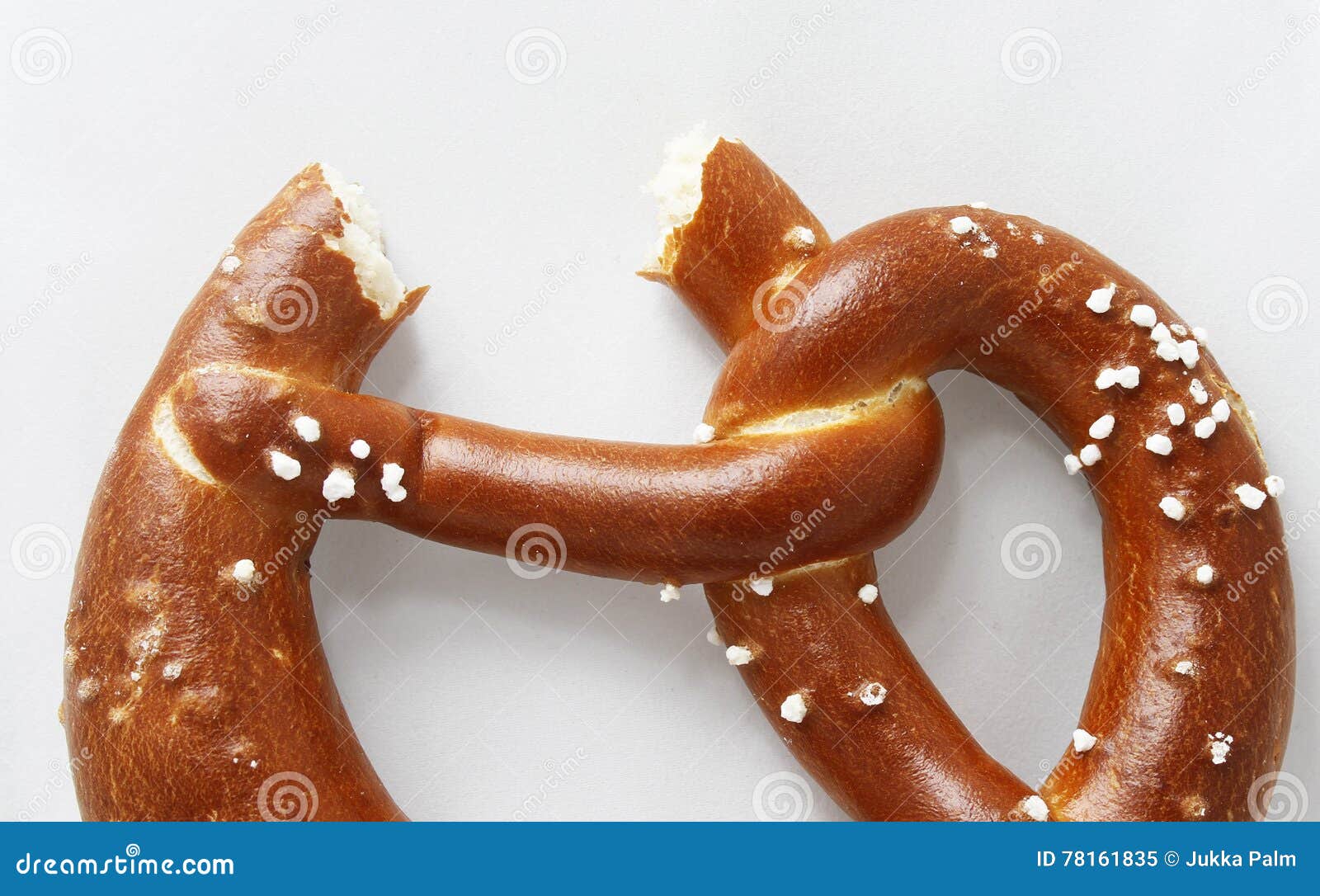 Pretzel or brezel bread stock image. Image of loop, bite - 78161835