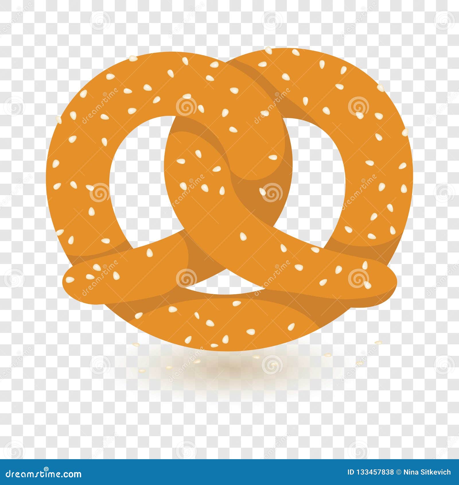 Pretzel Icon, Simple Style Vector Illustration | CartoonDealer.com ... Pretzel Icon, Simple Style Vector Illustration | CartoonDealer.com ...
