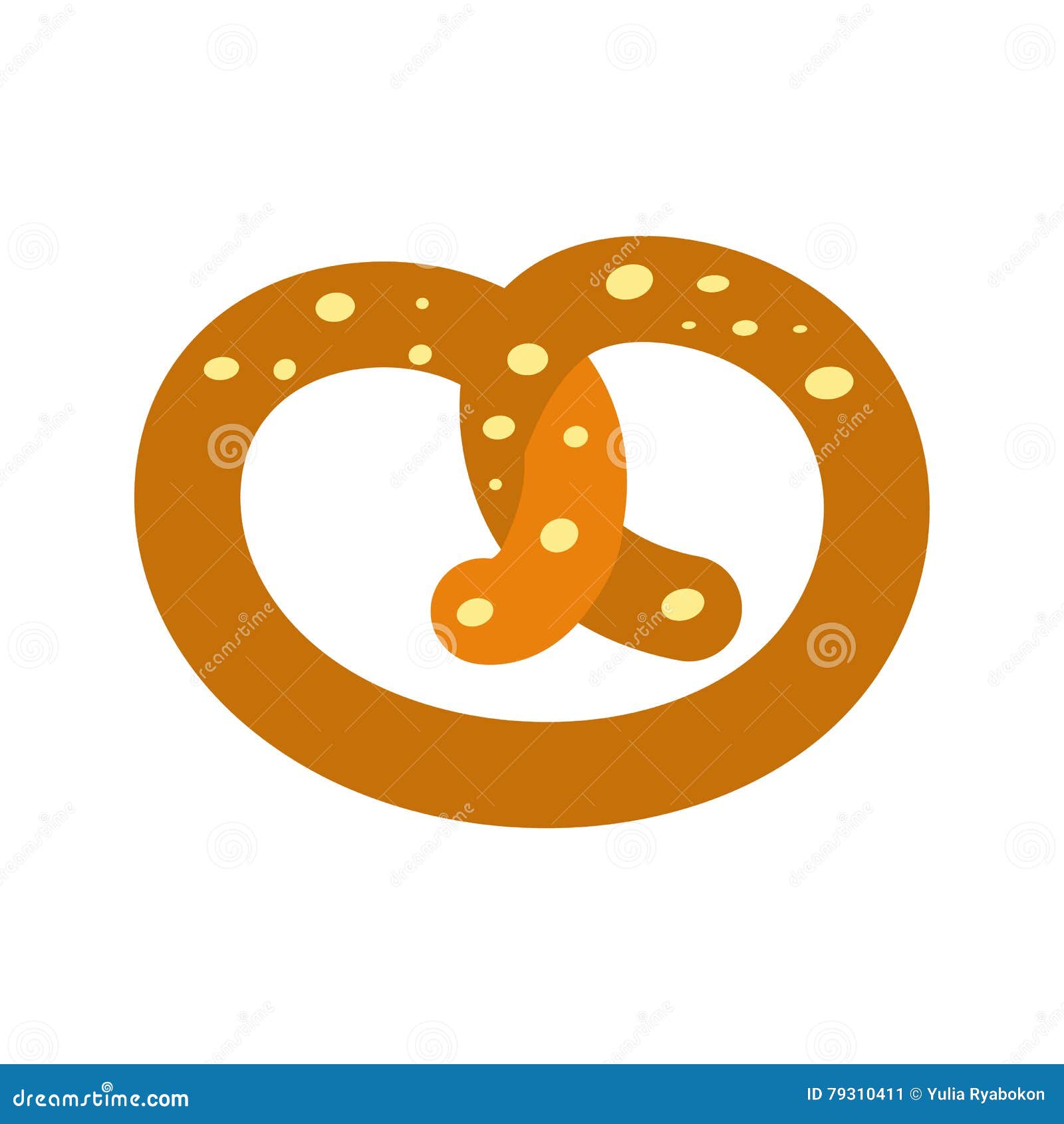 Pretzel Icon, Simple Style Vector Illustration | CartoonDealer.com ... Pretzel Icon, Simple Style Vector Illustration | CartoonDealer.com ...