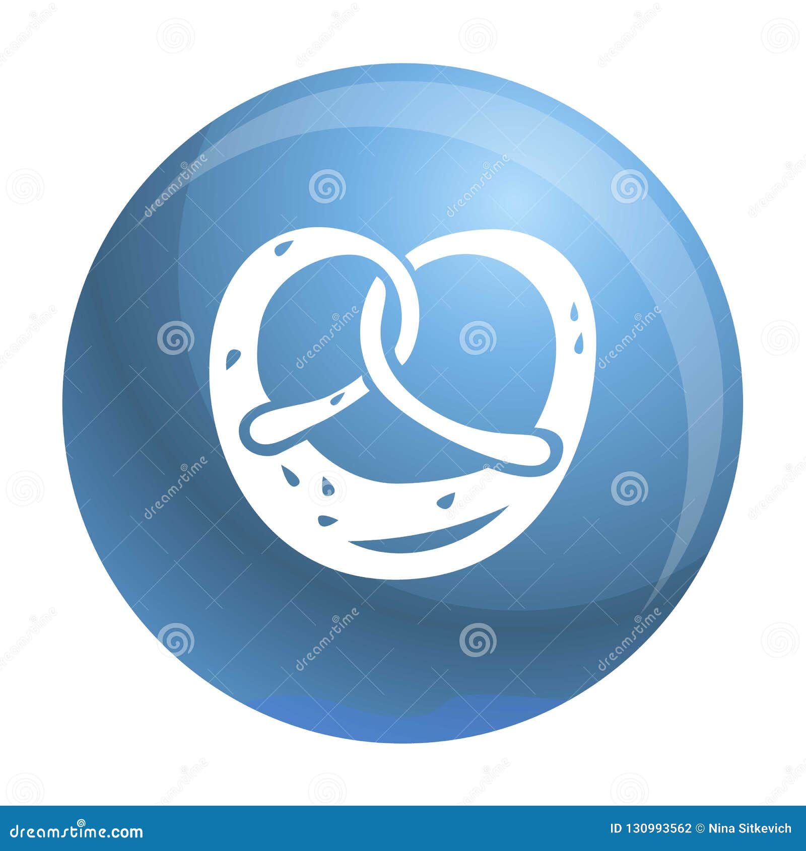 Pretzel icon, simple style stock vector. Illustration of crusty - 130993562 Pretzel icon, simple style stock vector. Illustration of crusty - 130993562