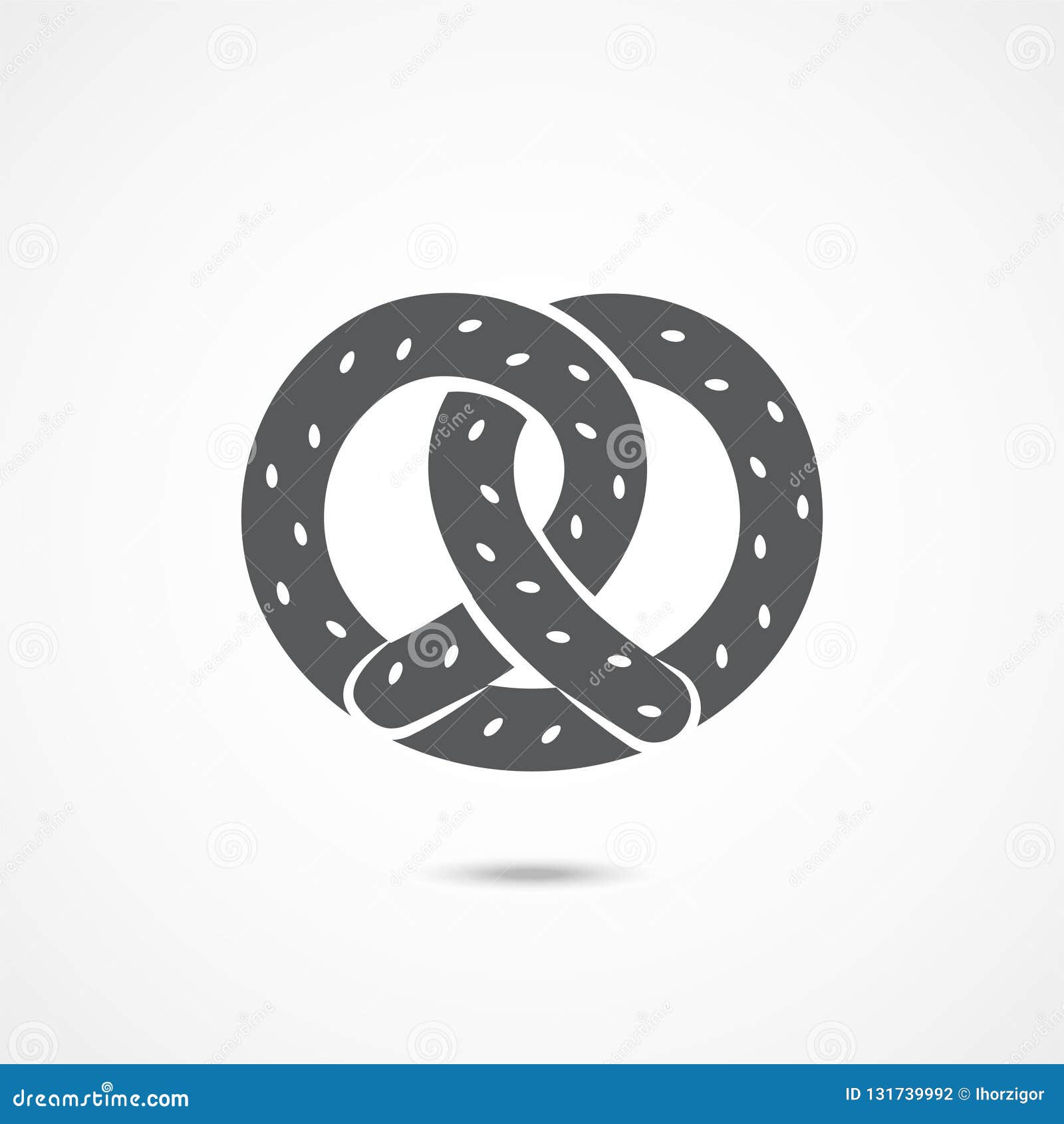 Brezel Icon Cartoon Vector | CartoonDealer.com #78546117