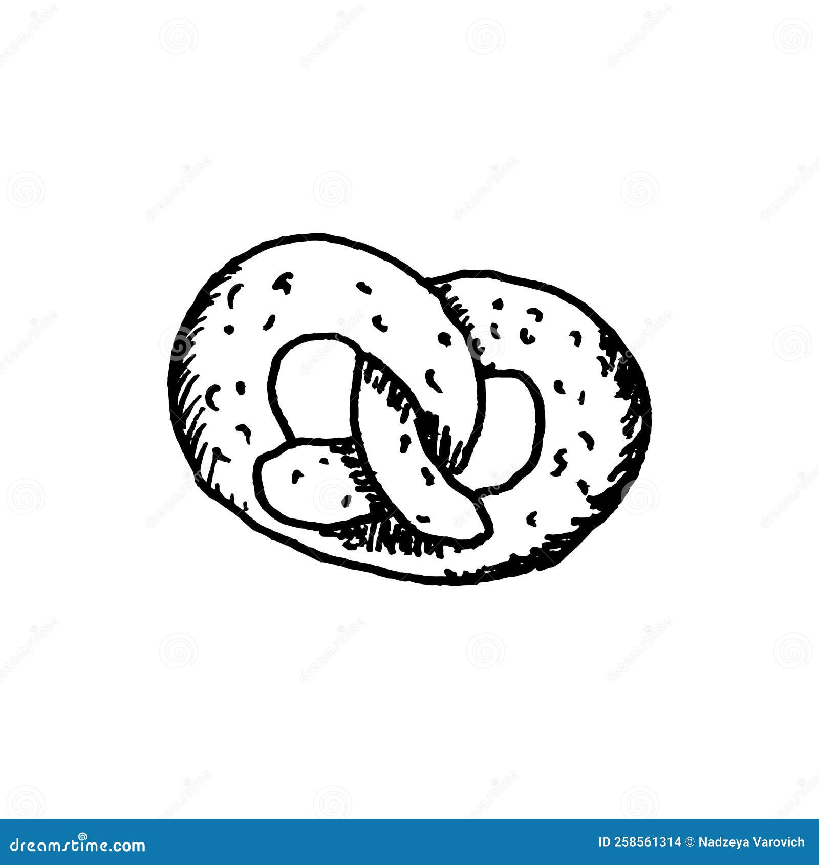 Pretzel Illustration, Drawing, Engraving, Ink, Line Art Stock Vector ... Pretzel Illustration, Drawing, Engraving, Ink, Line Art Stock Vector ...
