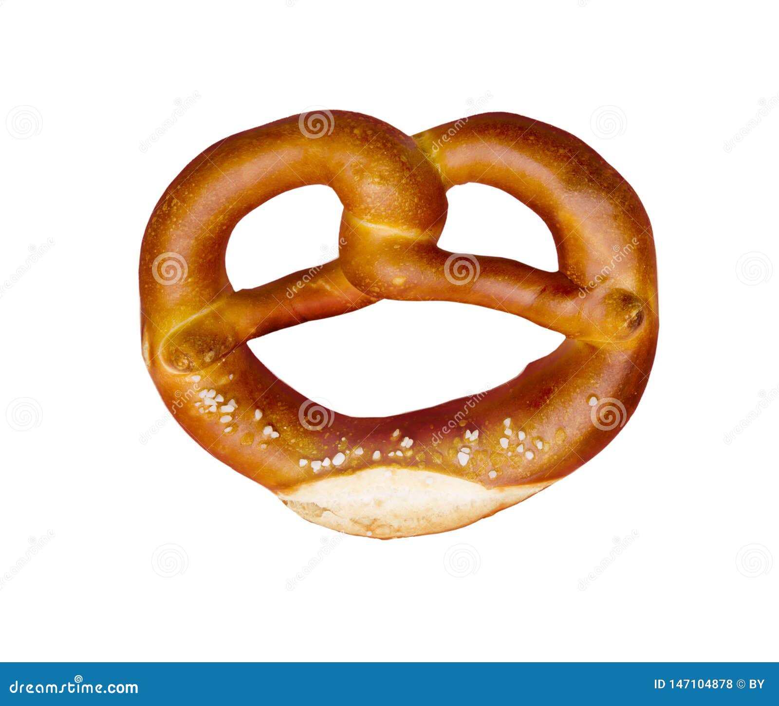 Pretzel isolated stock photo. Image of background, baking - 147104878