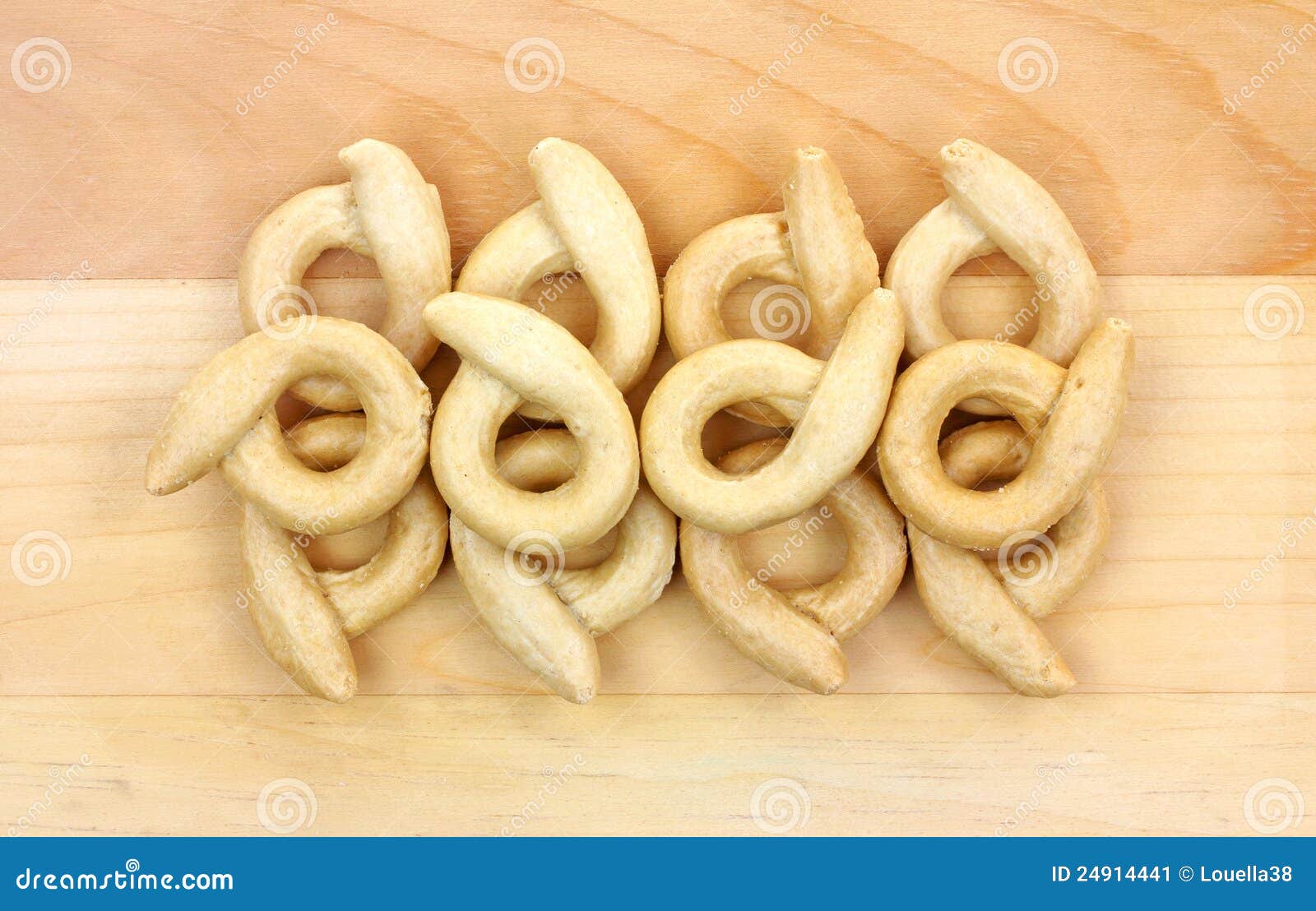 Pretzel Loops up Close stock image. Image of golden, brown - 24914441