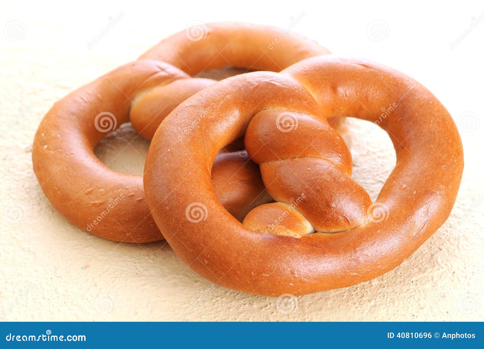 Pretzel ring stock photo. Image of style, soft, dough - 40810696