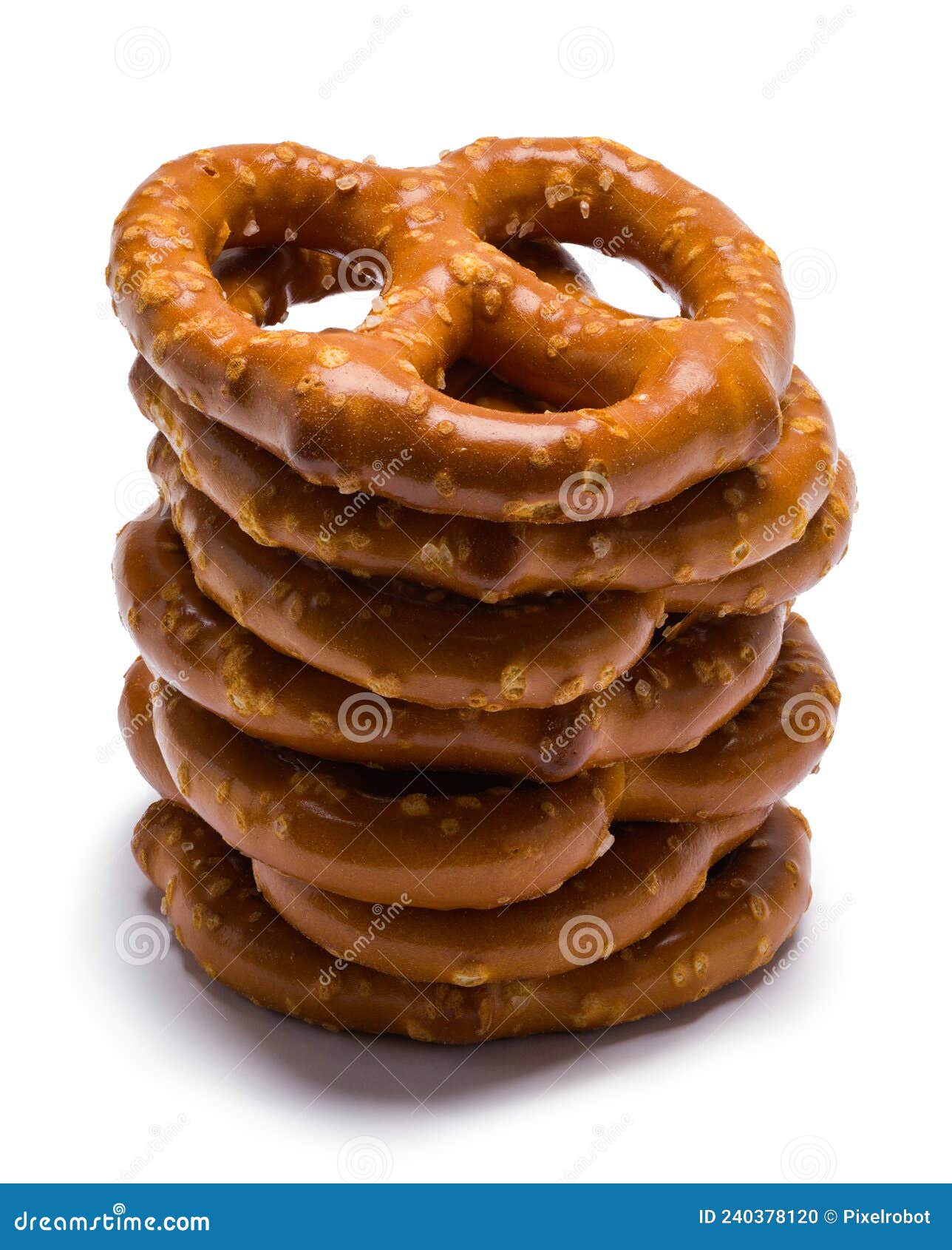 Pretzel Stack stock photo. Image of pretzel, gourmet - 240378120