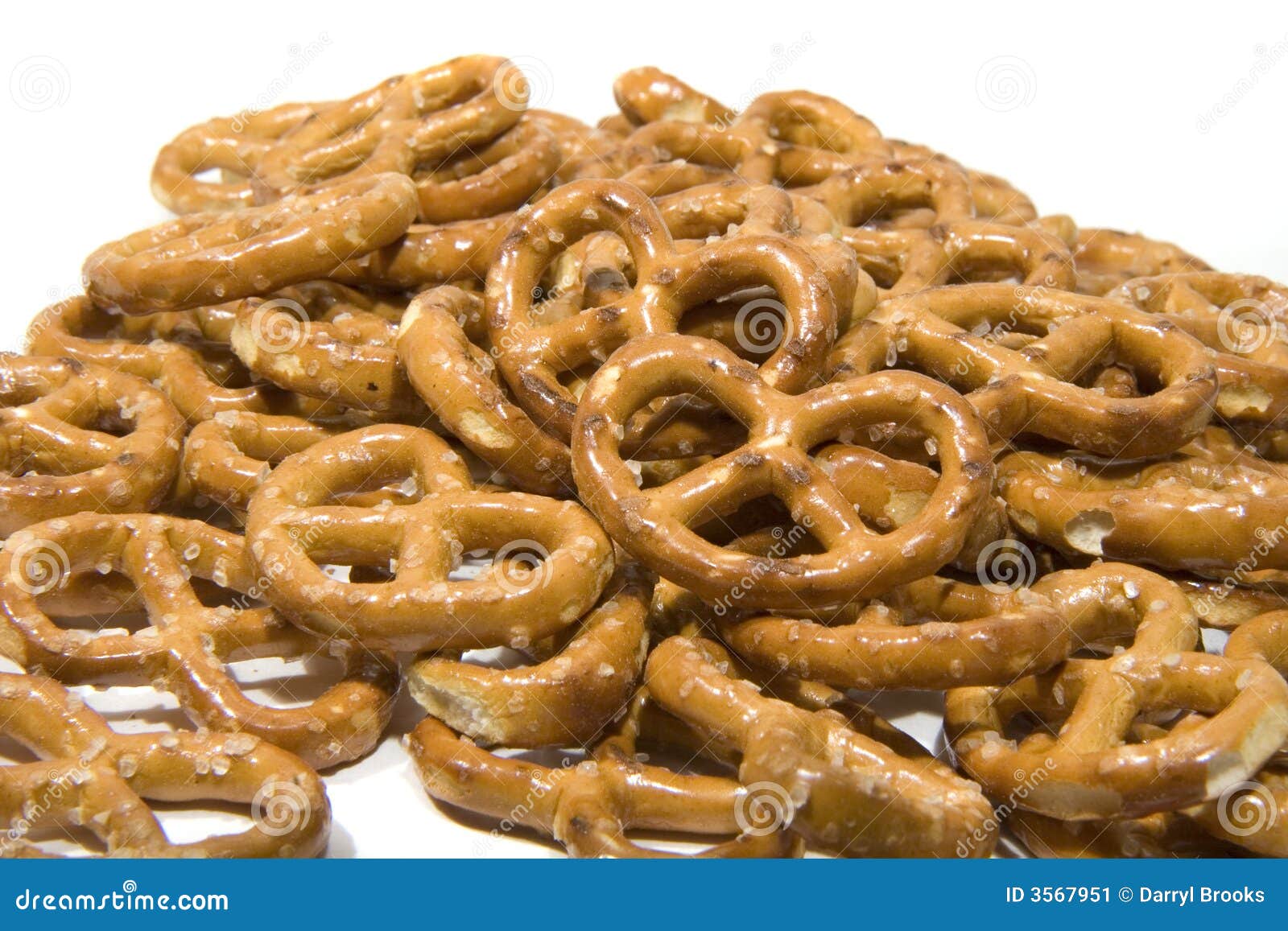 Pretzels stock image. Image of brown, snack, pretzel, baked - 3567951