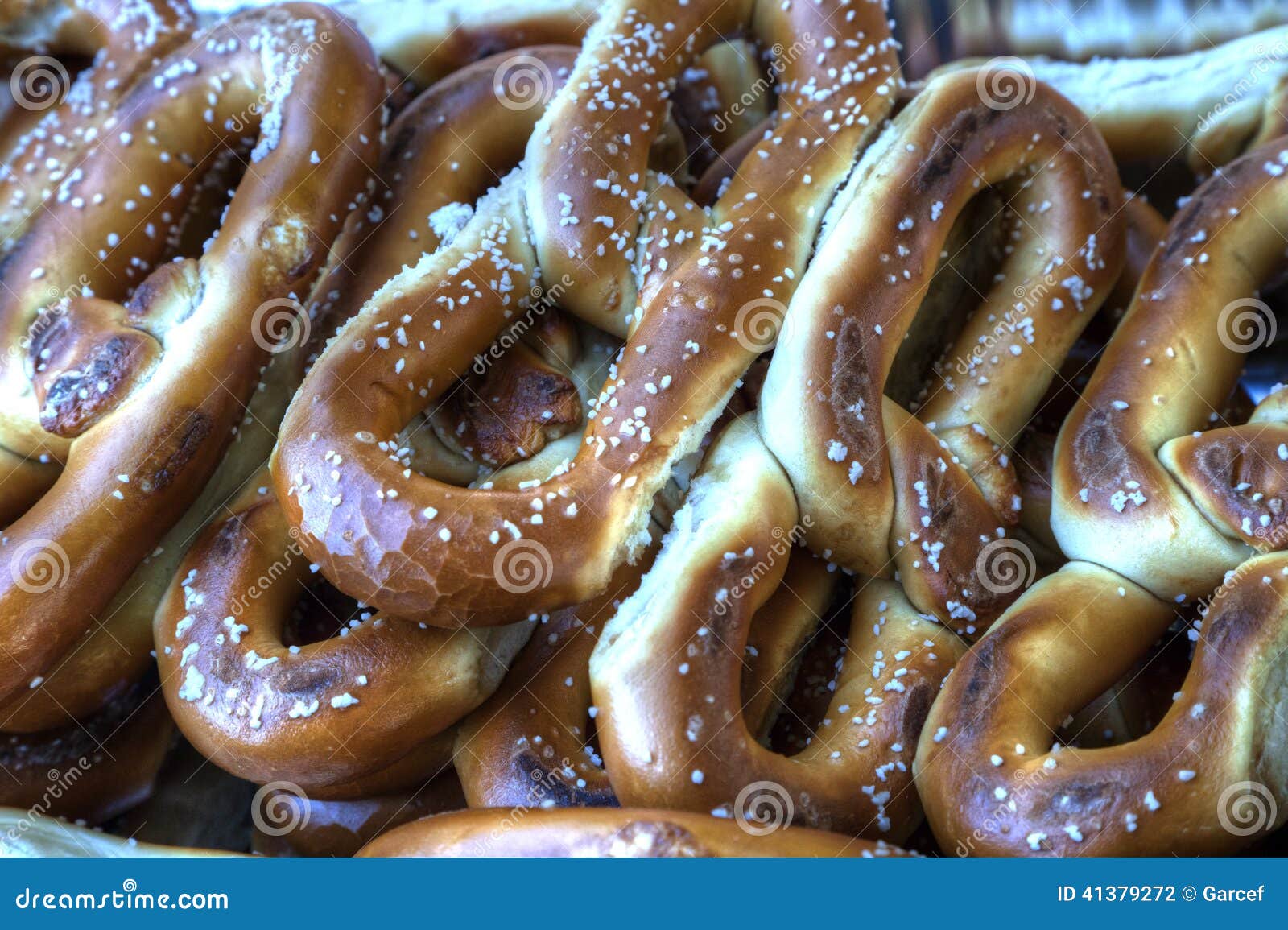 Pretzels stock photo. Image of pretzels, salt, bread - 41379272